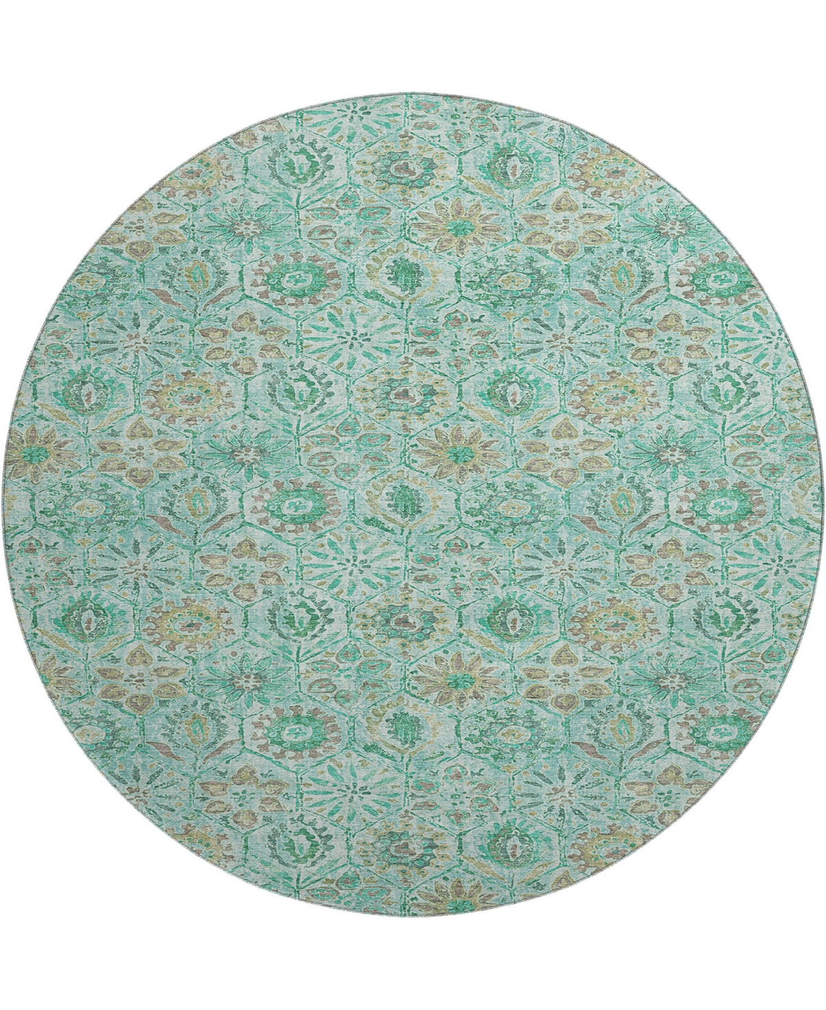 Click here for Addison Mayfield AMF1938 8x8 Round - Aqua prices