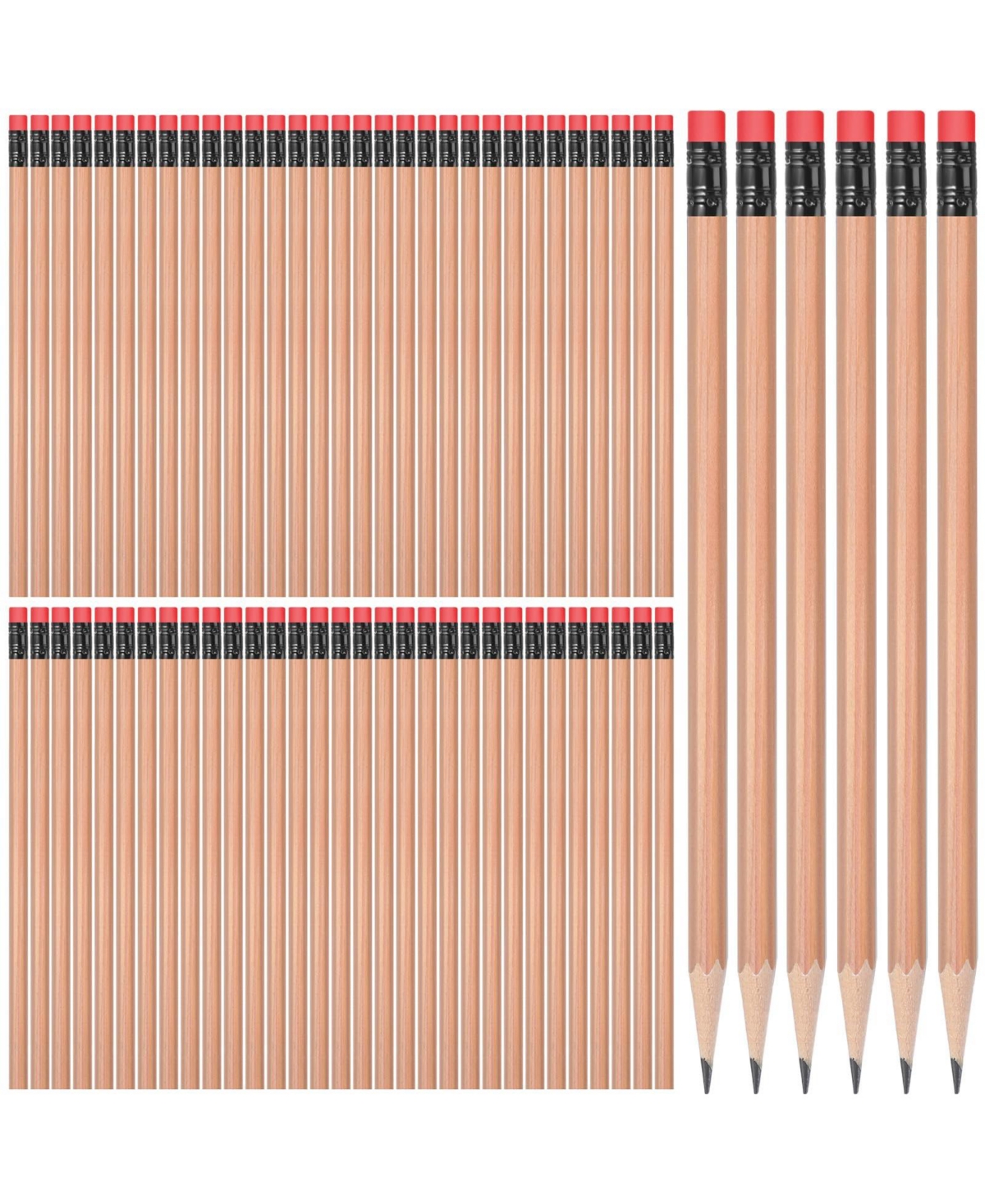 Click here for Gnuadz Hb Pencils with Eraser Unsharpened Wooden H... prices