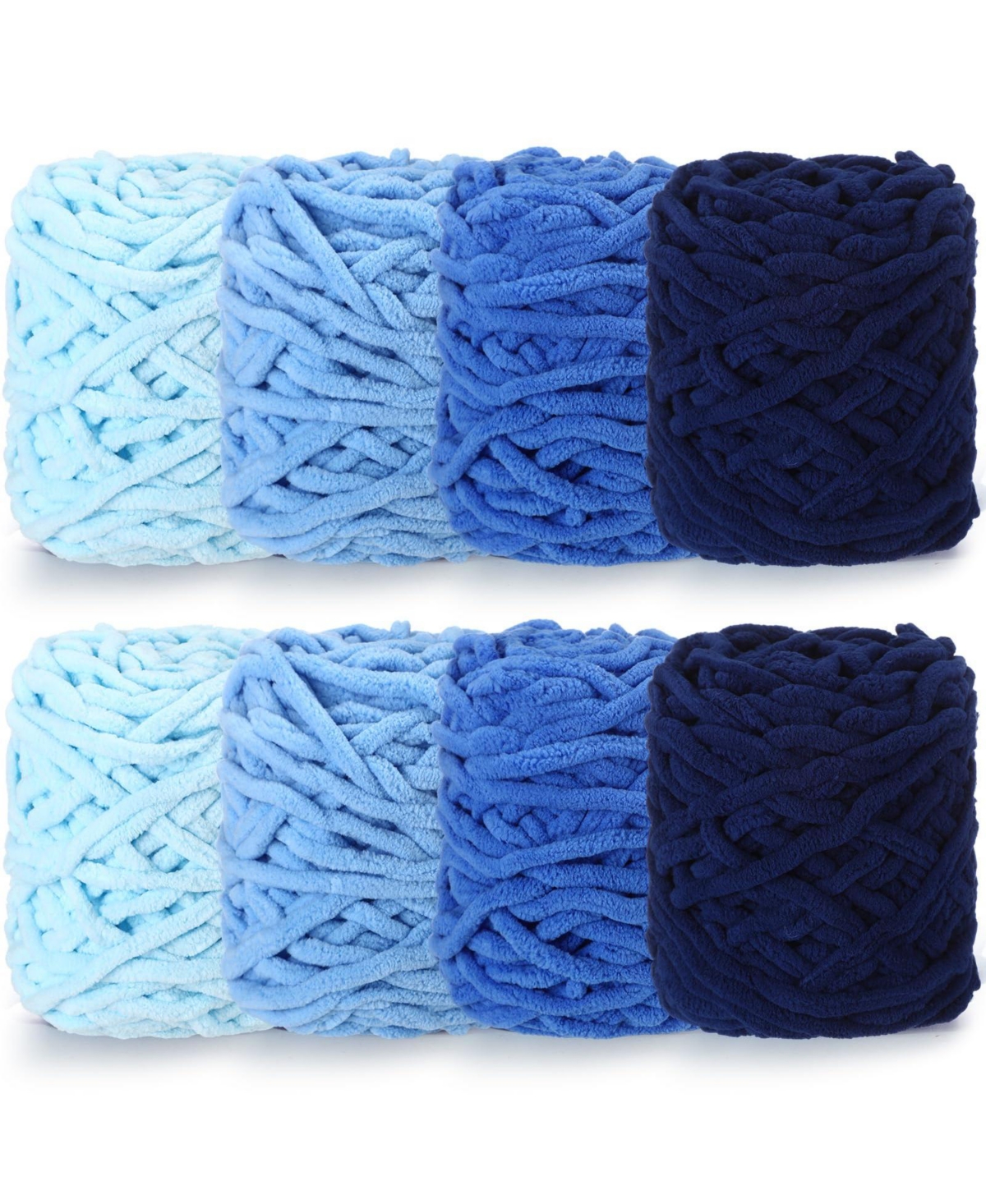 Click here for Gnuadz Chunky Chenille Yarn Crocheting Knitting Bl... prices
