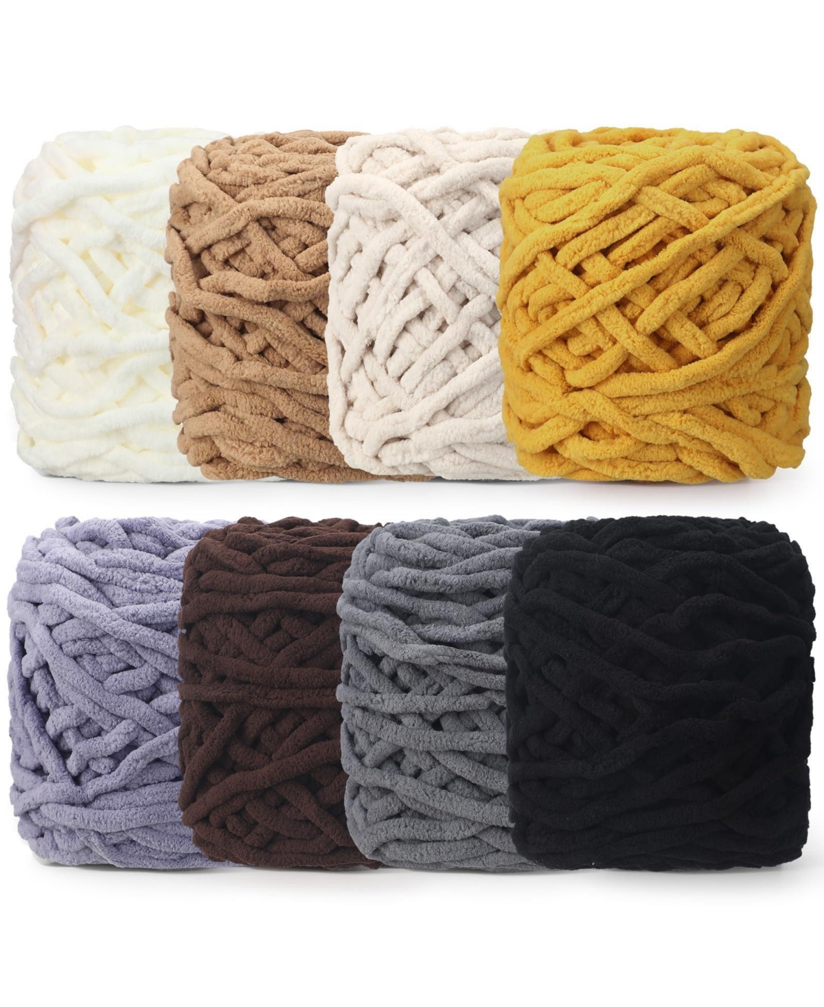 Click here for Gnuadz Chunky Chenille Yarn Crocheting Knitting Bl... prices