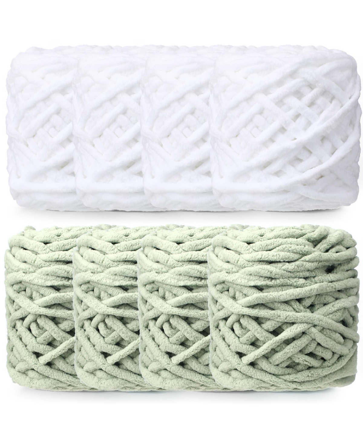 Click here for Gnuadz Chunky Chenille Yarn Crocheting Knitting Bl... prices