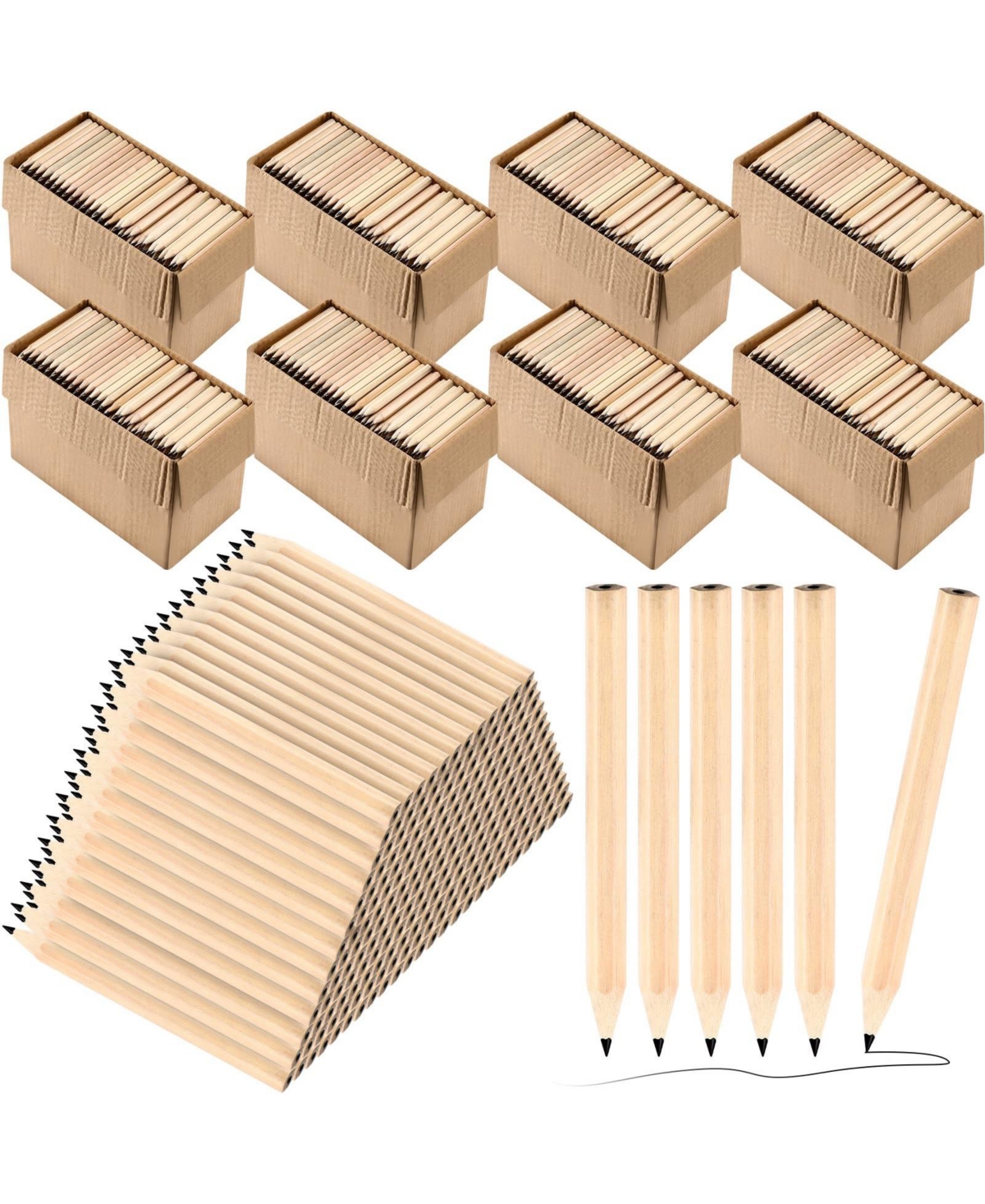 Click here for Gnuadz Golf Pencils Bulk Mini Hexagonal Wood Hb Pr... prices