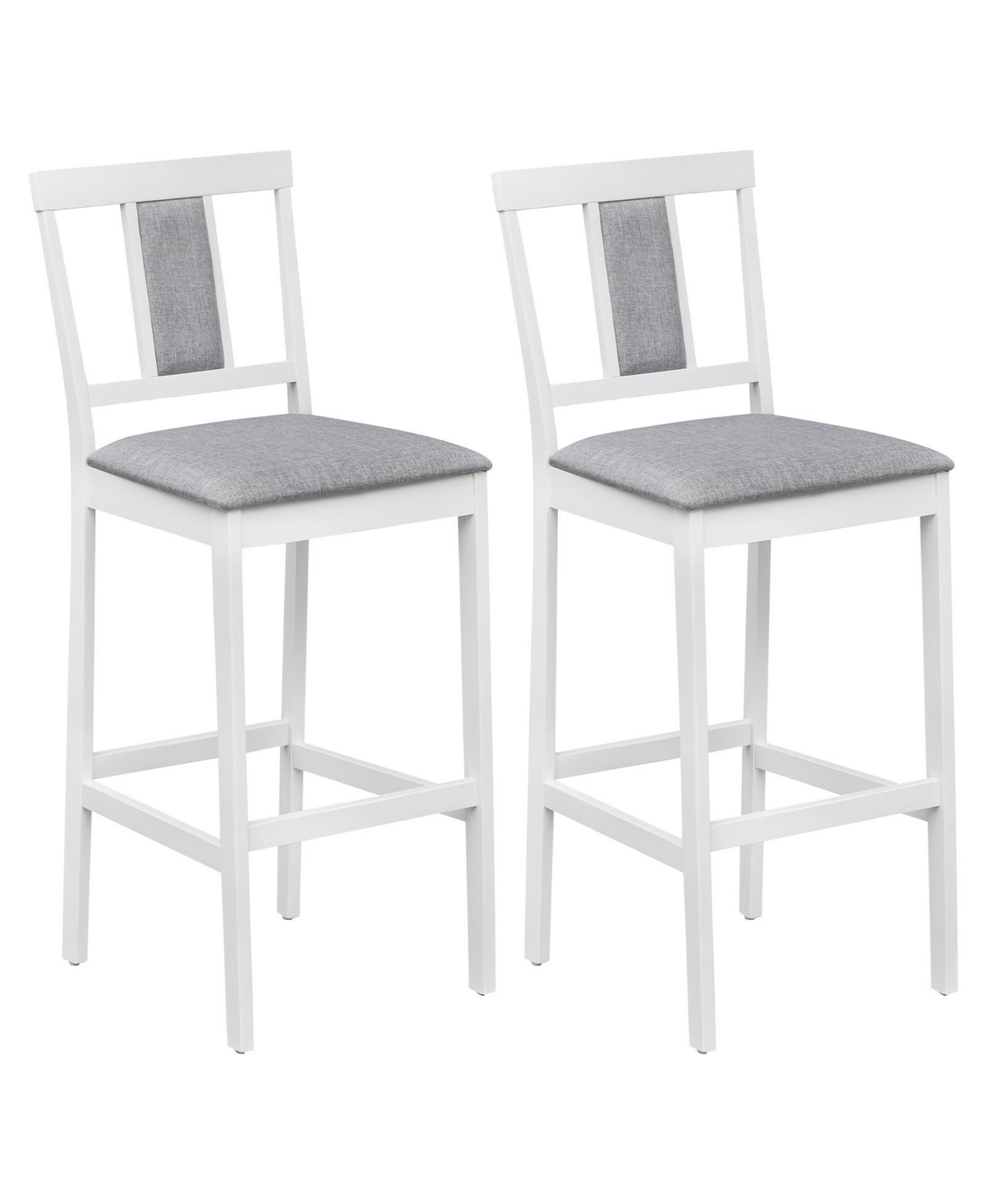 Click here for Costway Upholstered Barstool 29.5 Bar Height Kitch... prices
