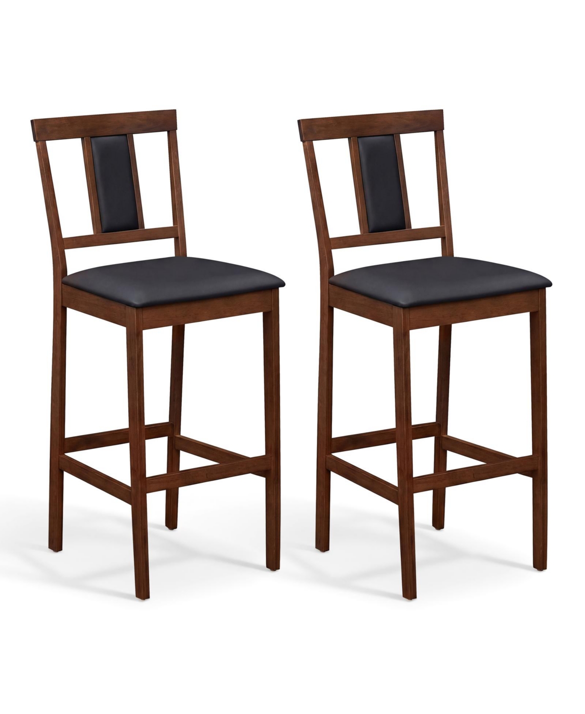 Click here for Costway Upholstered Barstool 29.5 Bar Height Kitch... prices