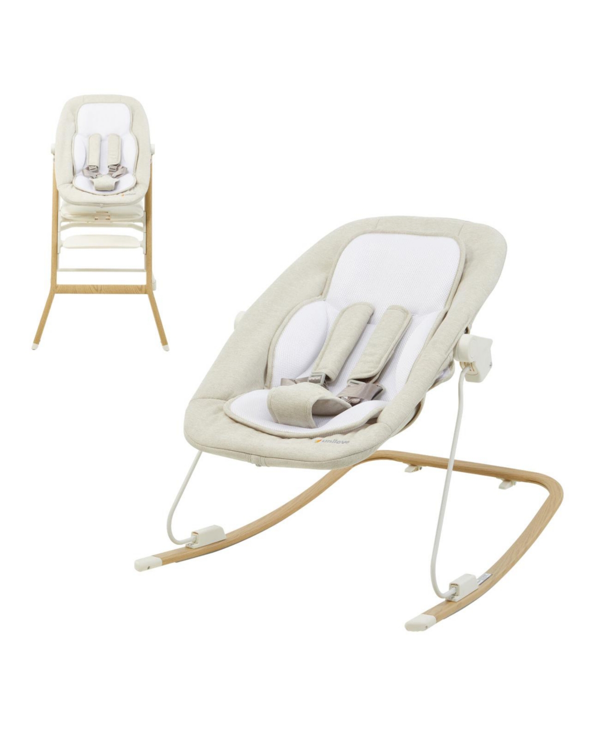 Click here for Unilove Baby Akudo Bouncer - Vanilla white prices
