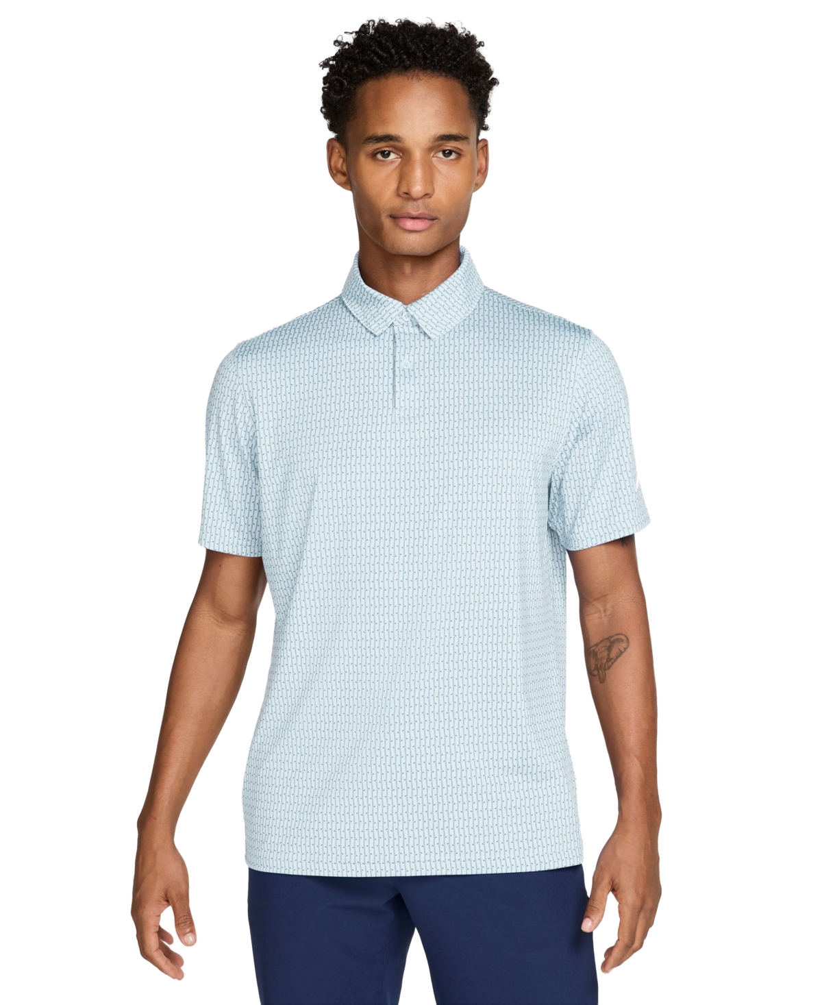 Click here for Nike Mens Velocity Dri-fit Golf Polo Shirt - Blue prices