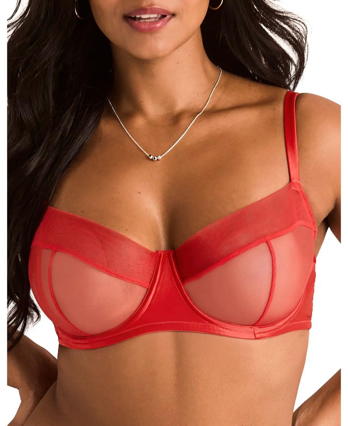 Click here for Adore Me Plus-Size Brittani Unlined Balconette Bra... prices
