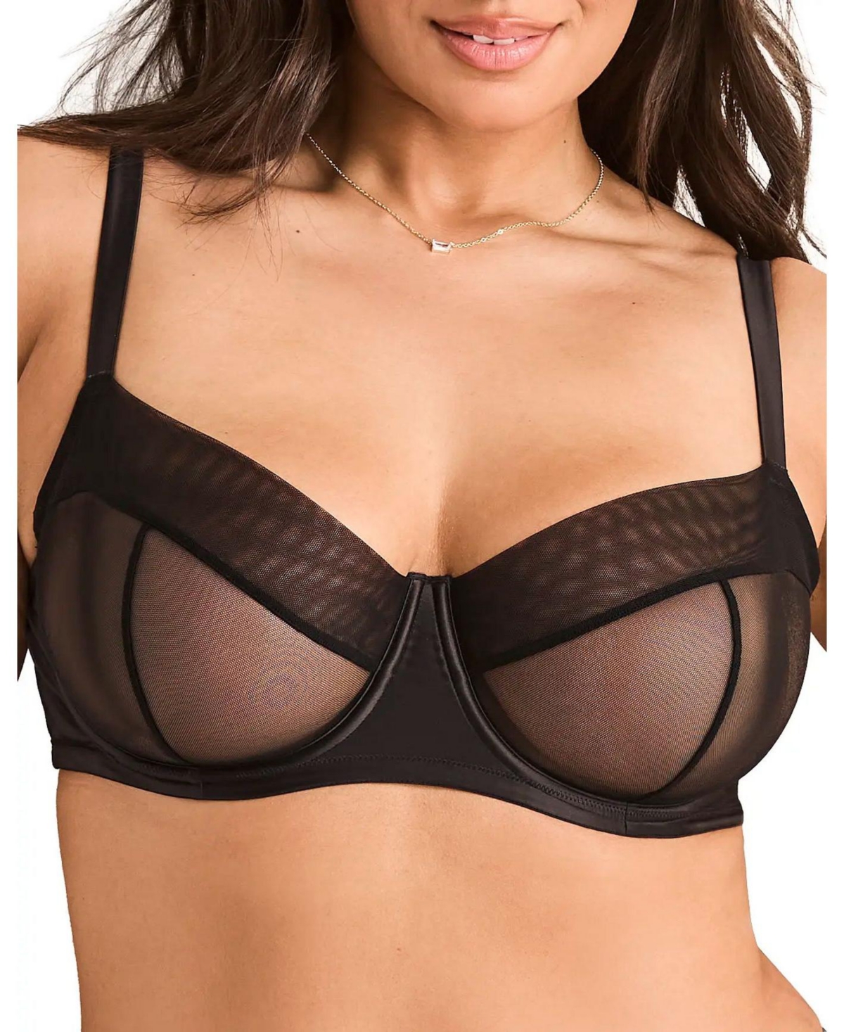 Click here for Adore Me Plus-Size Brittani Unlined Balconette Bra... prices