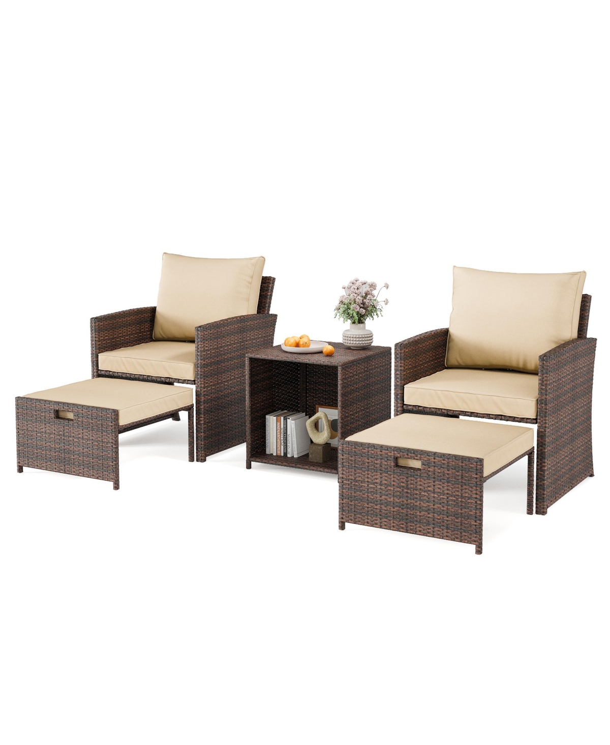 Click here for GarveeLife High Back Comfort | 5-Piece Outdoor Rat... prices