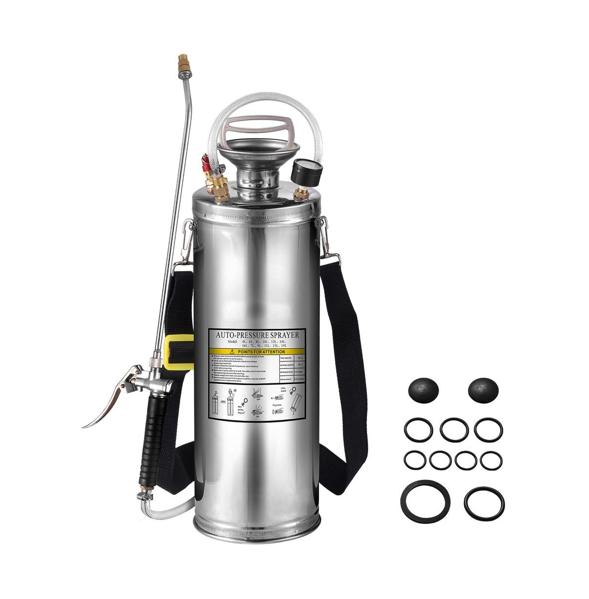 Click here for Sugift 3 Gallon Stainless Steel Hand Pump Sprayer... prices