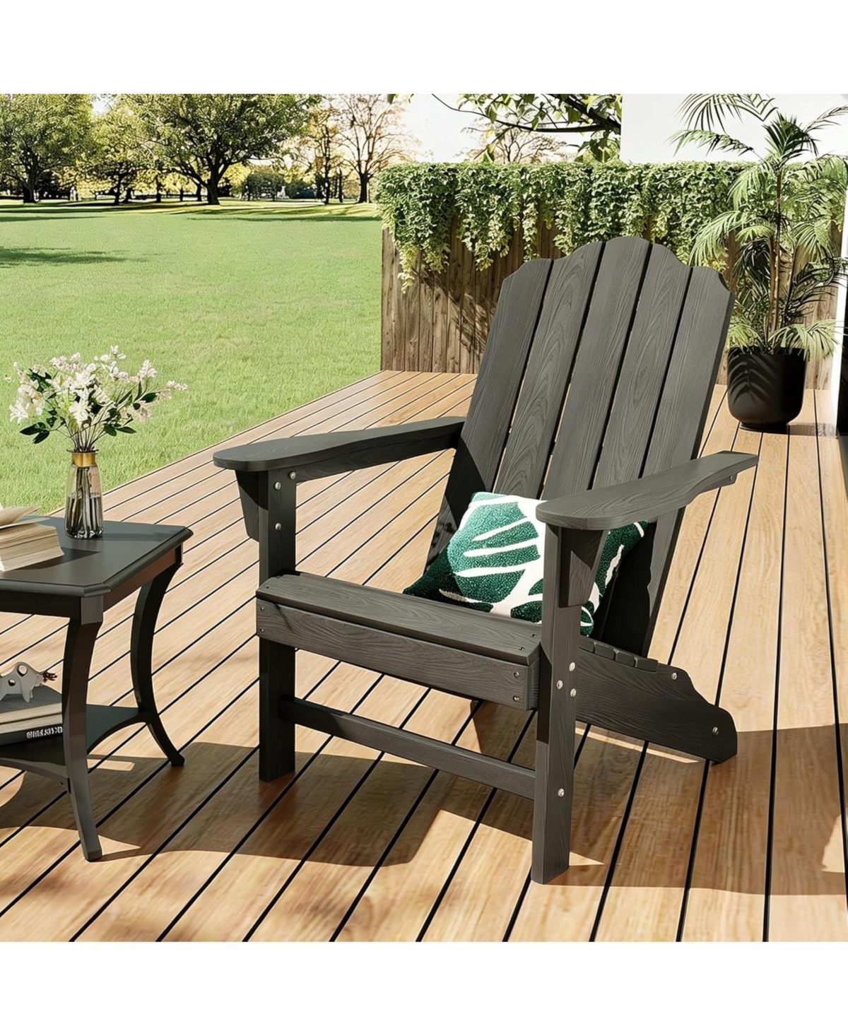 Click here for GarveeLife Hdpe Adirondack Chair Set of 1 - Black prices