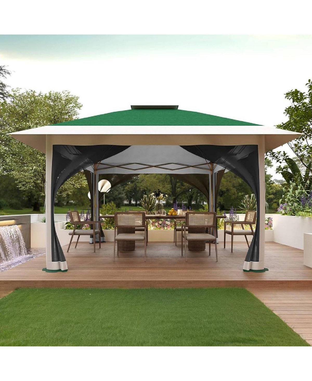 Click here for gaomon 12x12 Pop Up Gazebo Outdoor Canopy Shelter... prices