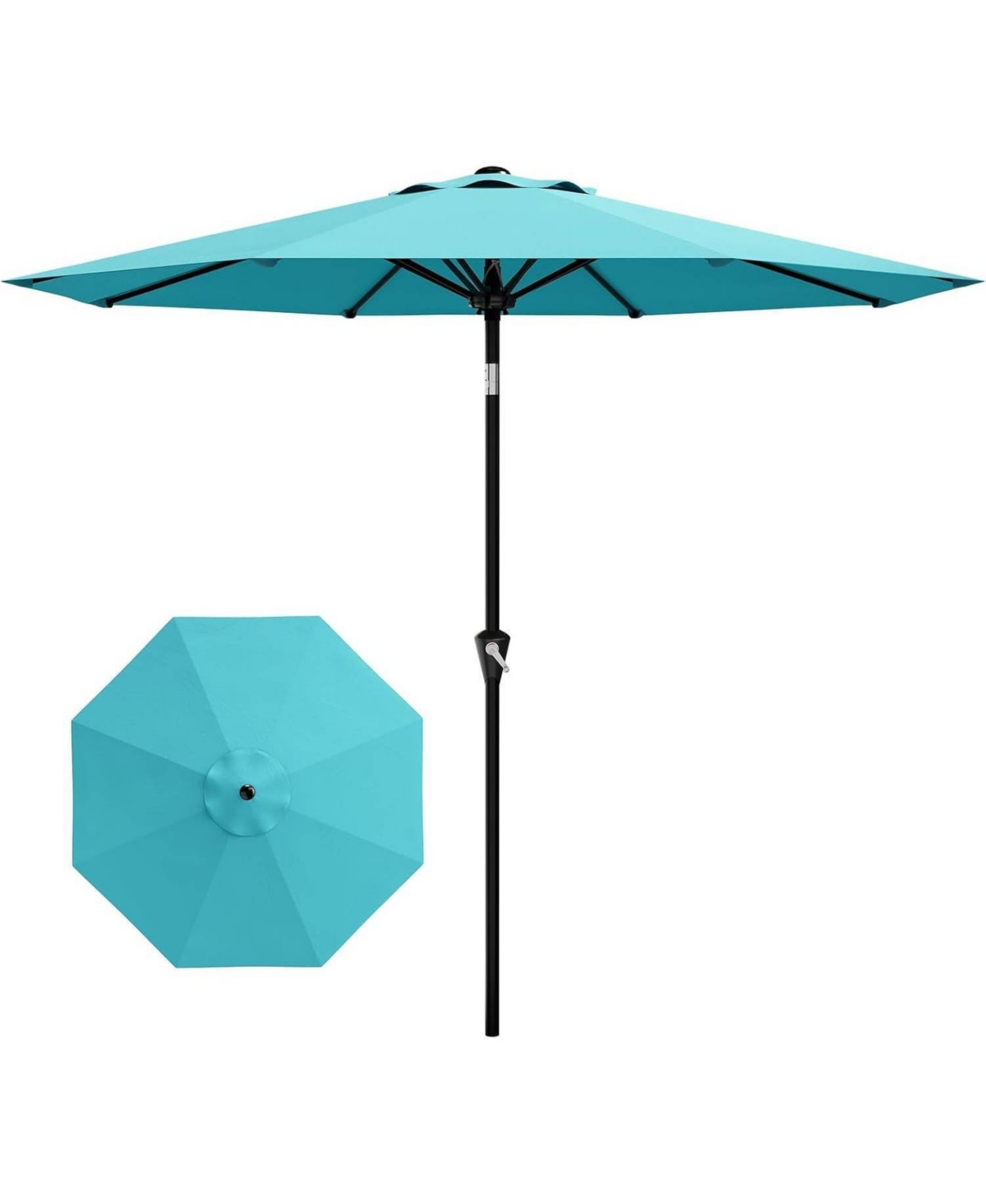 Click here for gaomon 9FT Patio Umbrella with Smooth Crank Lift U... prices