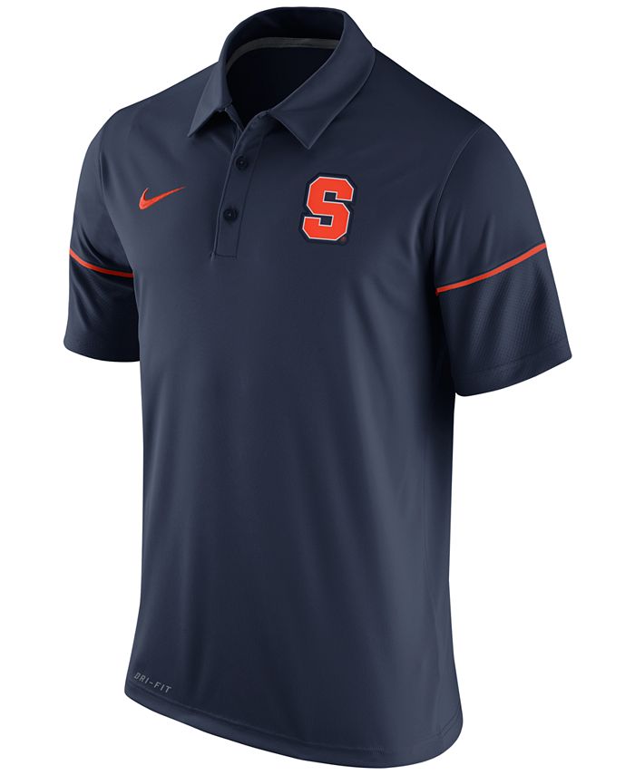 Nike Men's Syracuse Orange Team Issue Polo Shirt - Macy's