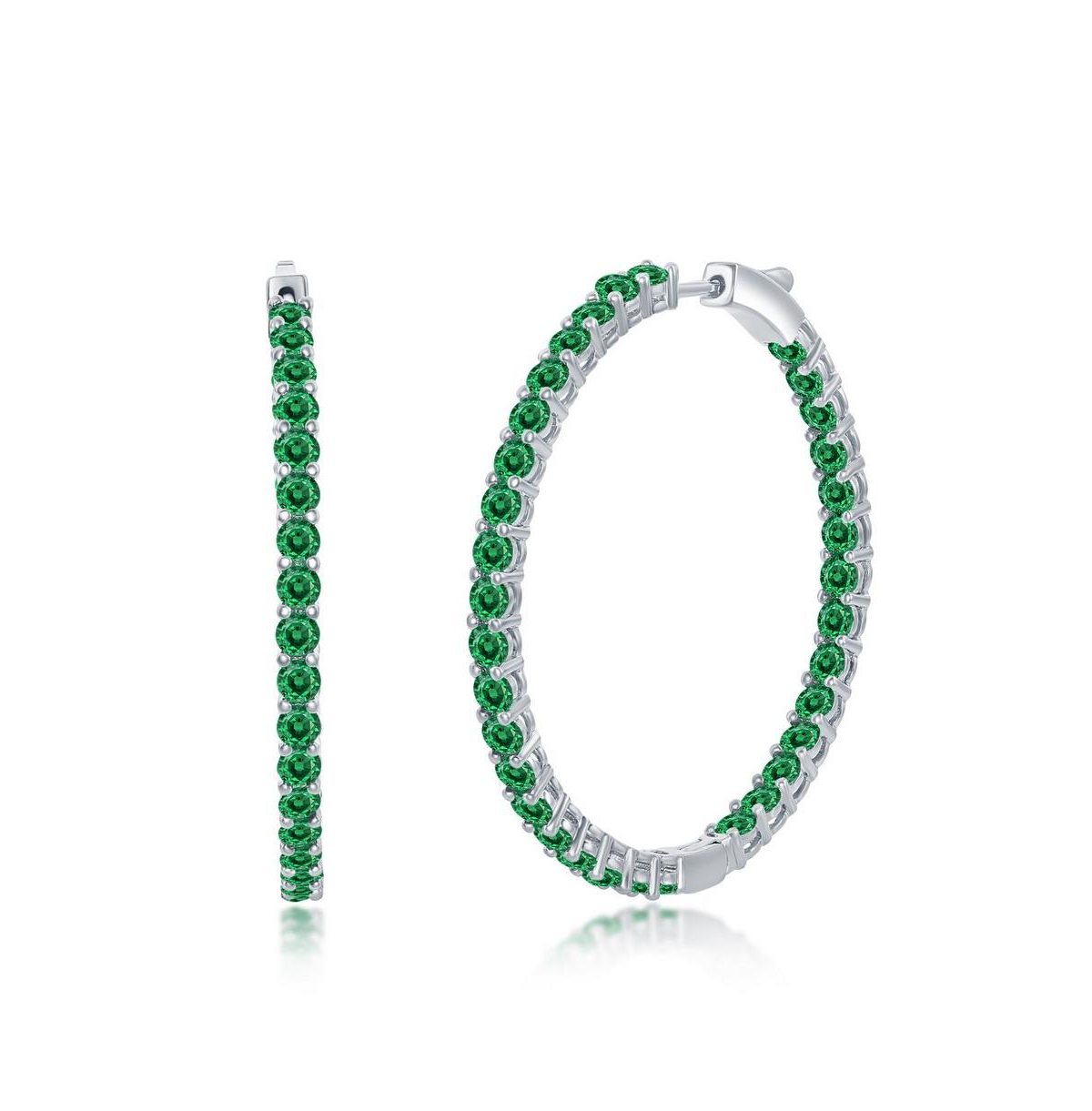 Click here for Simona Elegant Round Inside-Outside Cubic Zirconia... prices