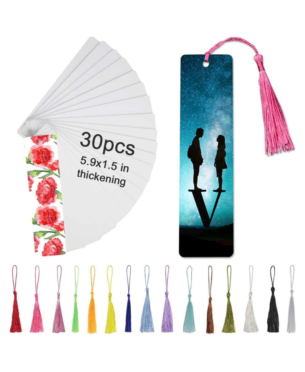 Click here for Gnuadz Sublimation Aluminum Metal Bookmarks Diy Ta... prices