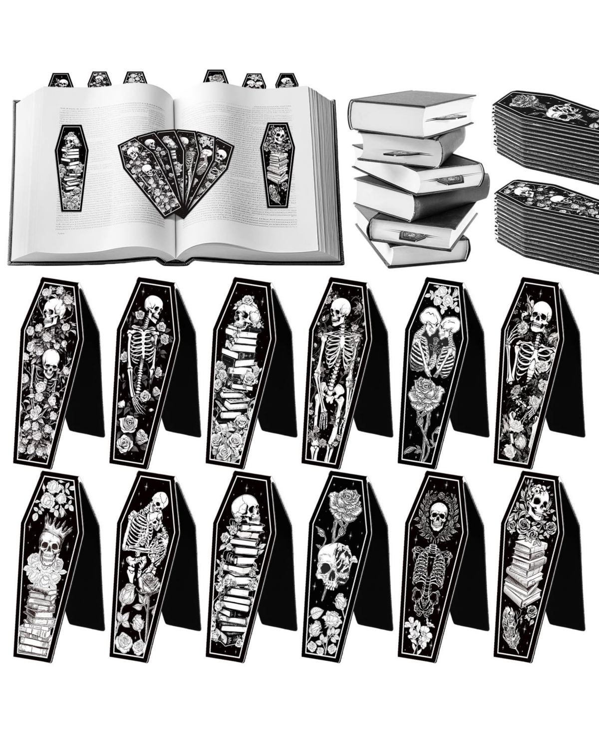 Click here for Gnuadz Snowflake Magnetic Bookmarks Winter Reading... prices