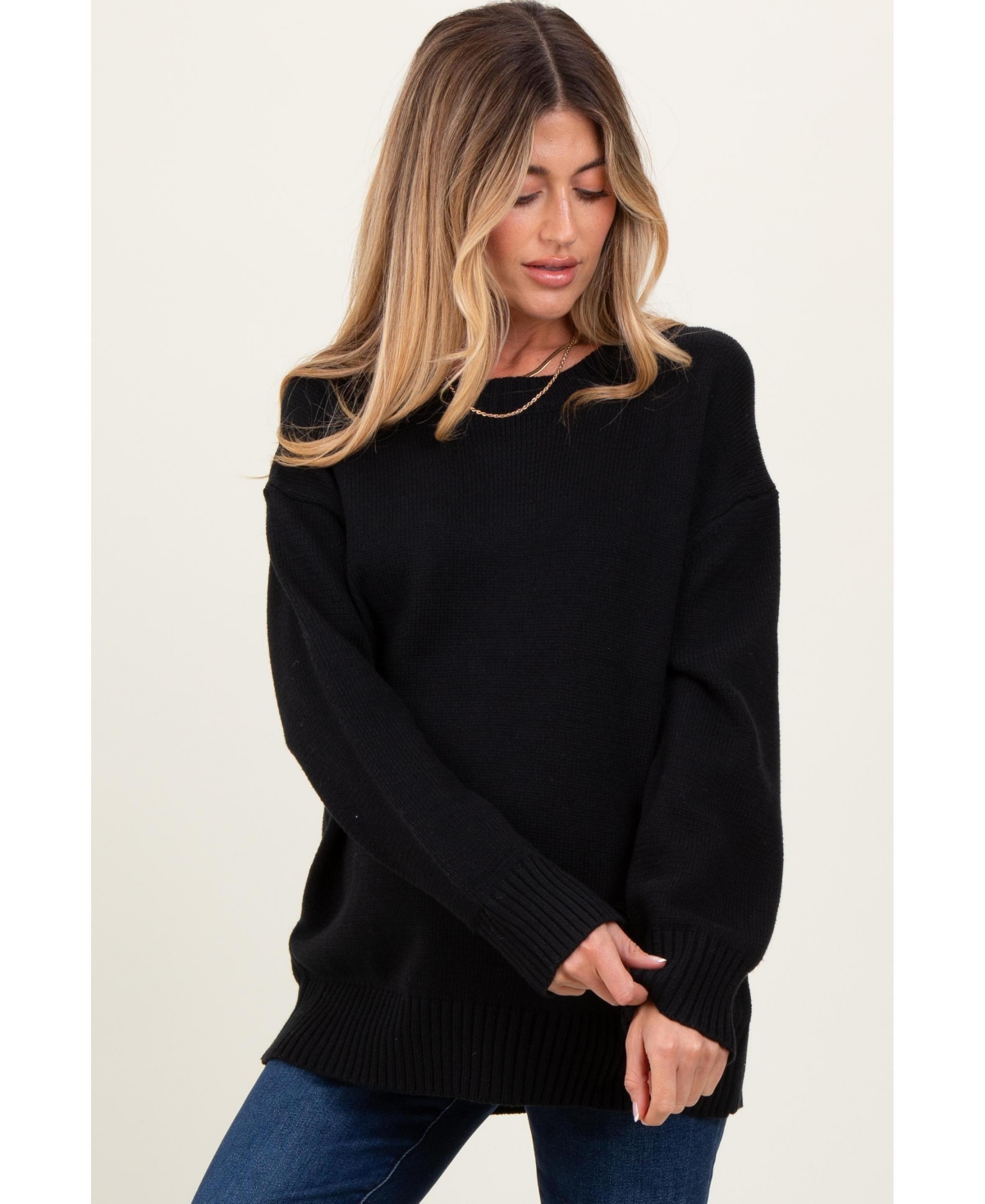 Click here for Pinkblush Maternity Basic Sweater - Black prices