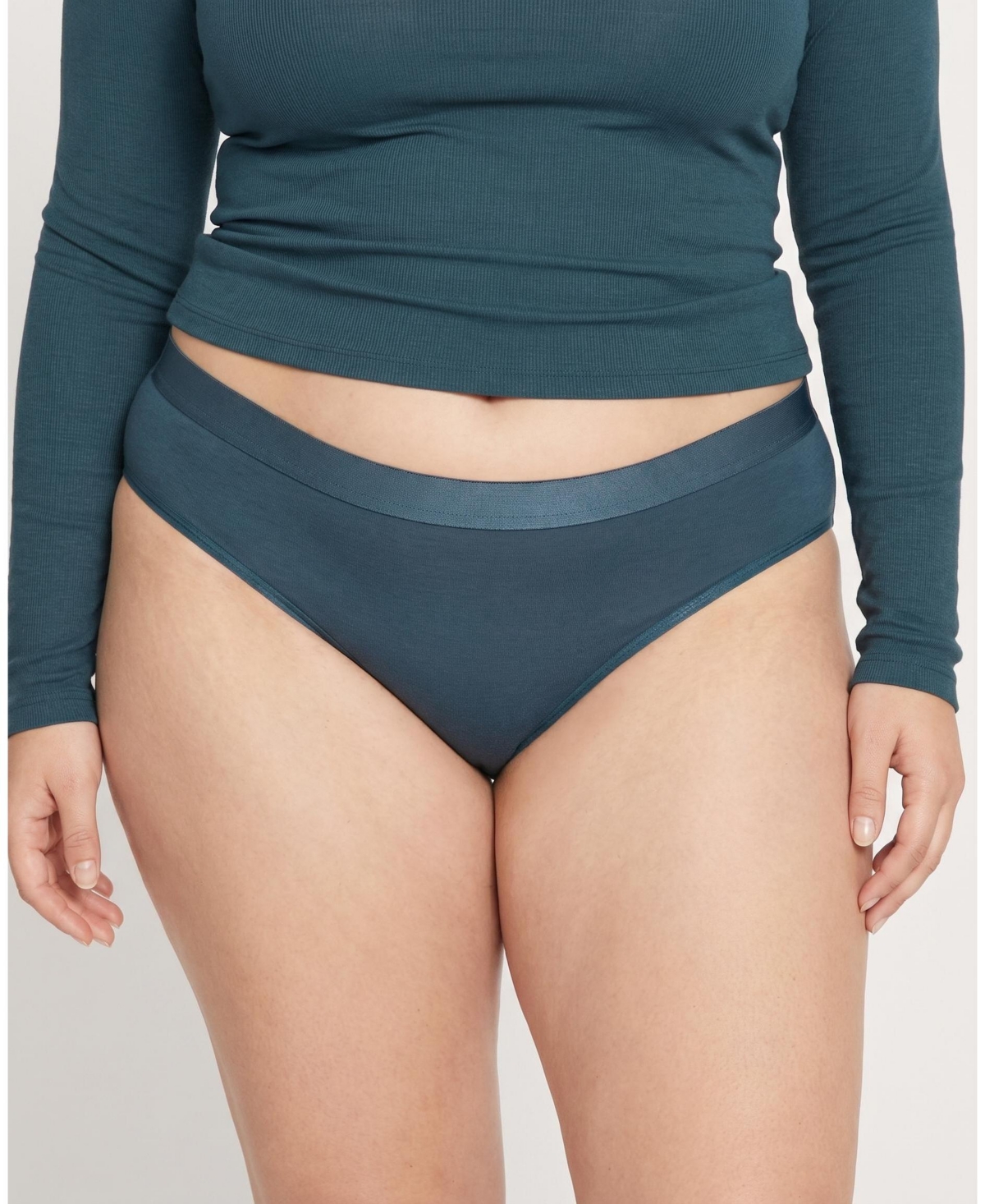 Click here for Universal Standard Plus Size Mid Rise Bikini - Dee... prices