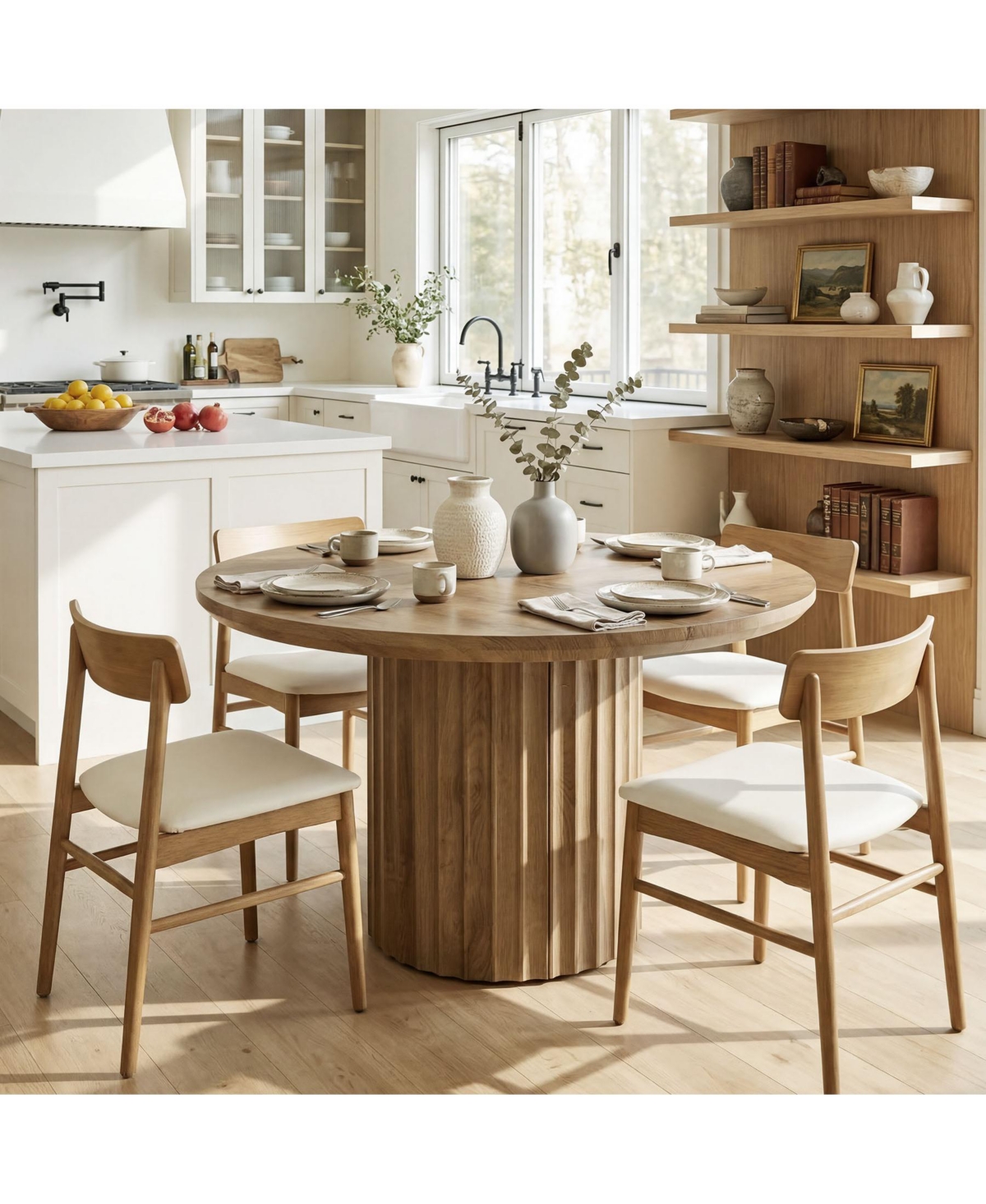 Click here for Tribesigns 47 Inch Round Dining Table  Modern Farm... prices