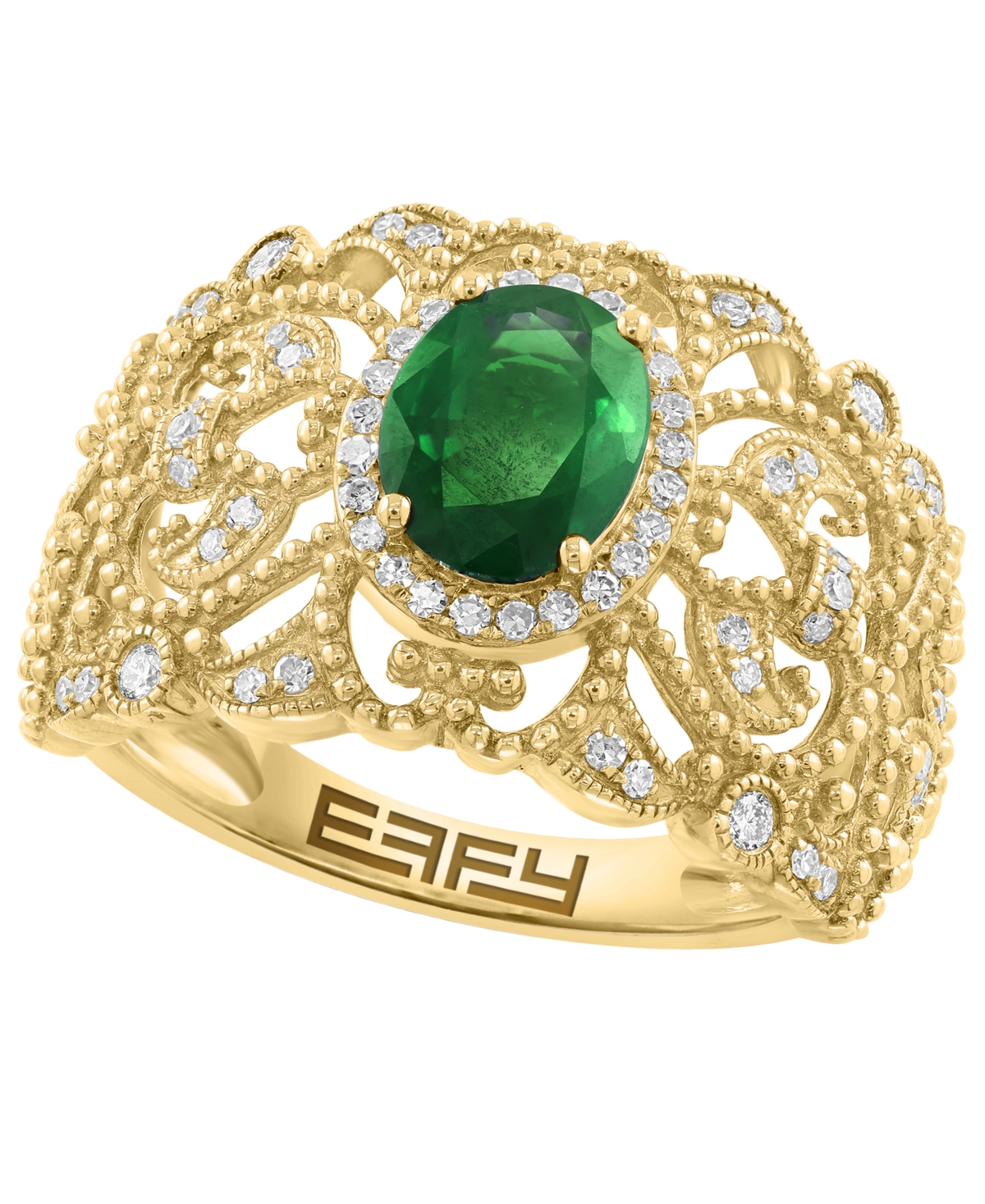 Click here for Effy Collection Emerald (1-1/6 ct. t.w.) & Diamond... prices