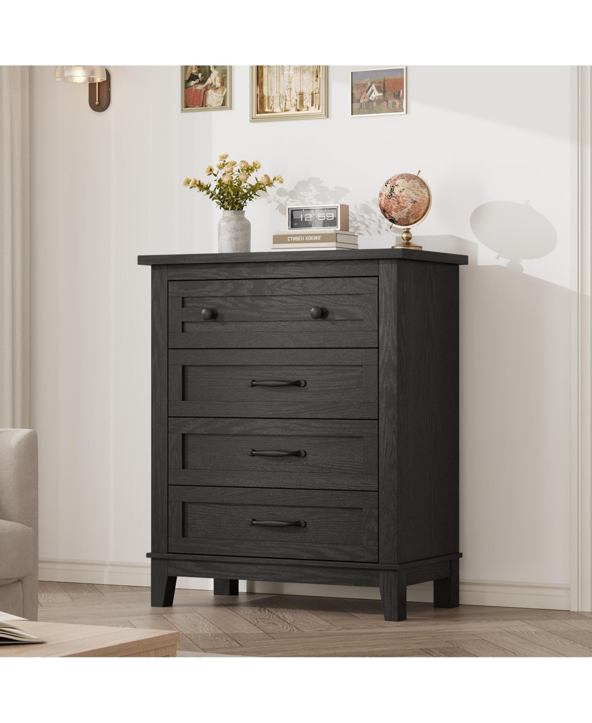 Click here for homfan 4 Dresser for Bedroom  34.8 Tall Vertical D... prices