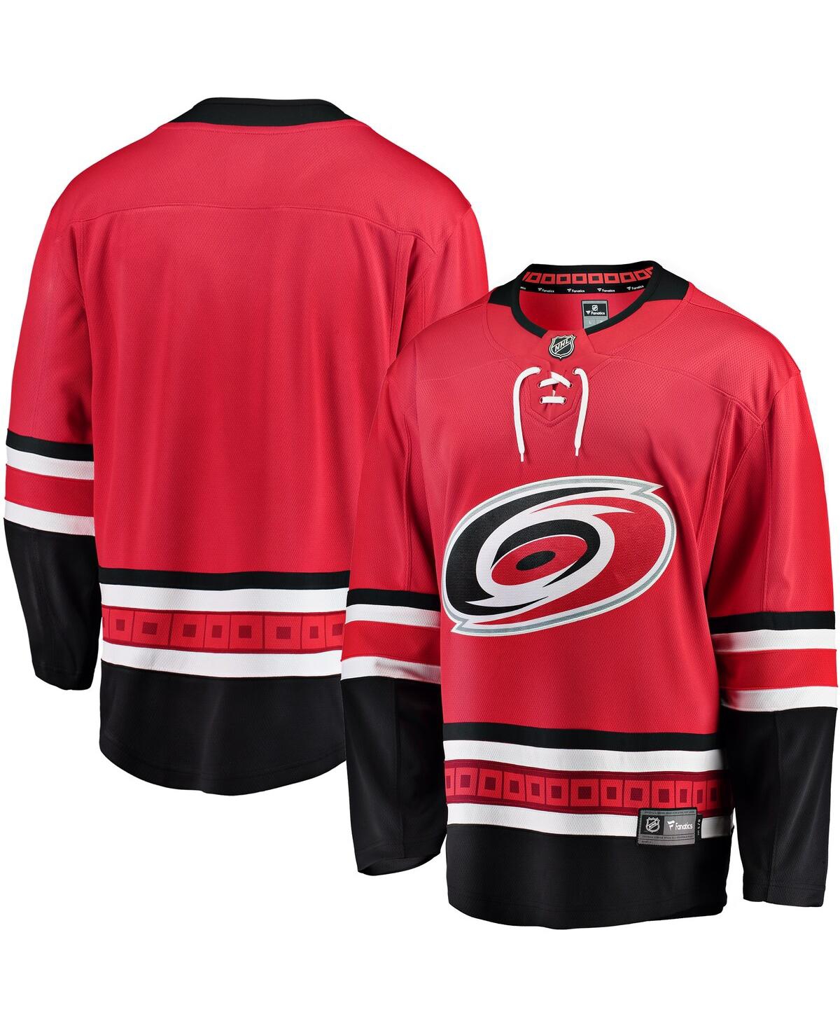 Click here for Fanatics Mens Red Carolina Hurricanes Breakaway Al... prices