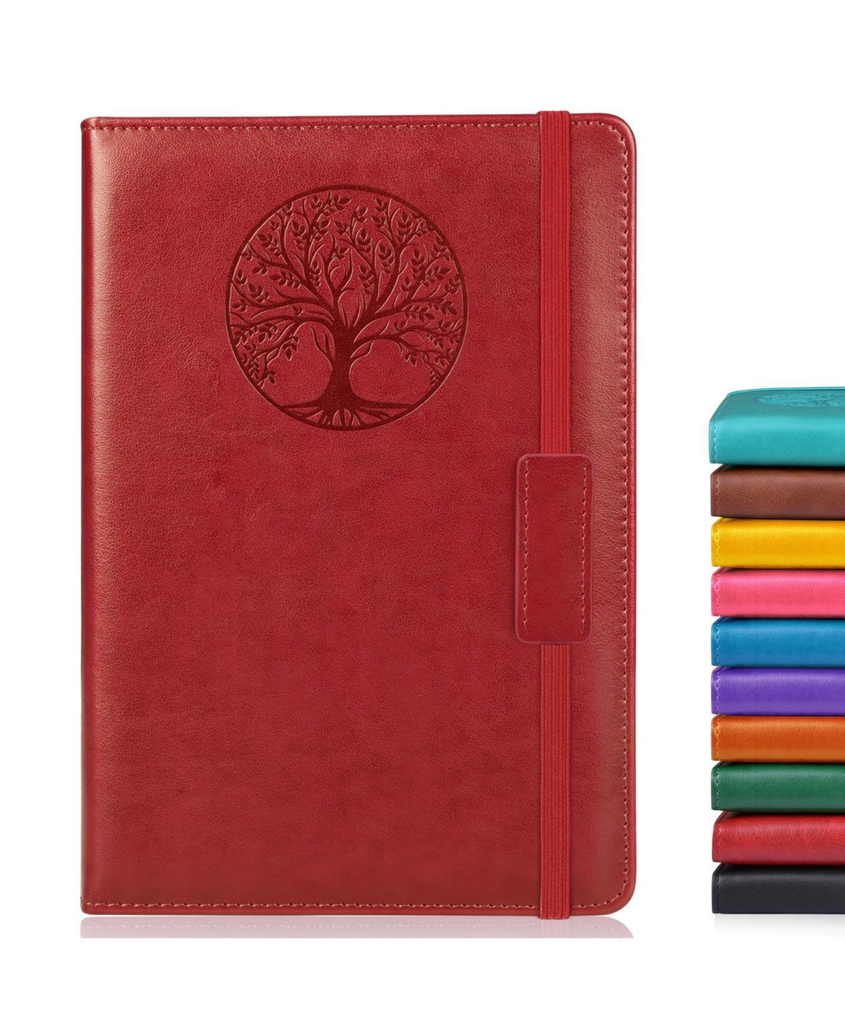 Click here for Gnuadz Lined Journal Notebook Hardcover Leather Ru... prices