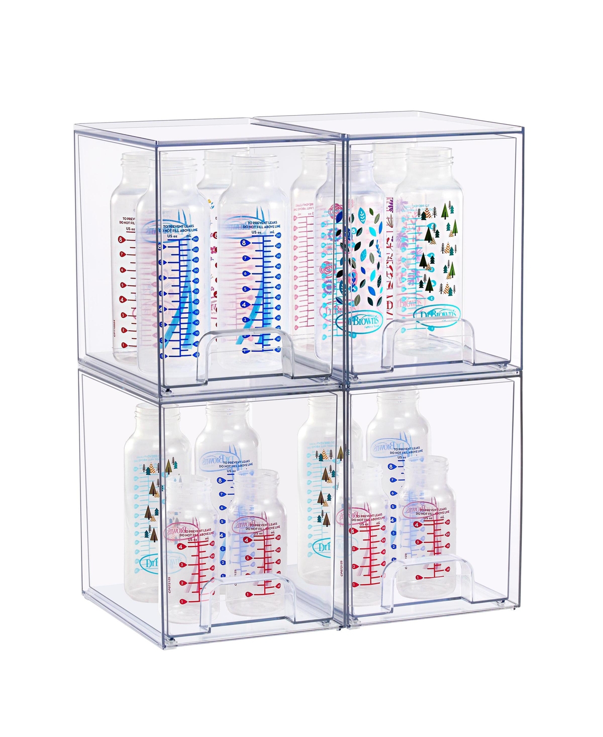 Click here for Sorbus 4 Tall Clear Stackable Pull-Out Storage Org... prices