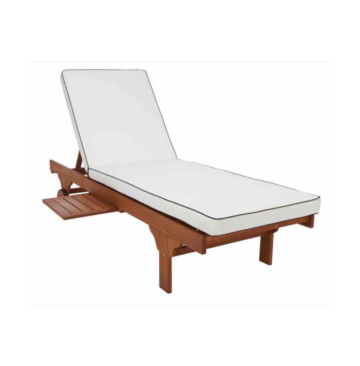Click here for Augusta Home Newport Chaise Lounge - Natural/beige prices