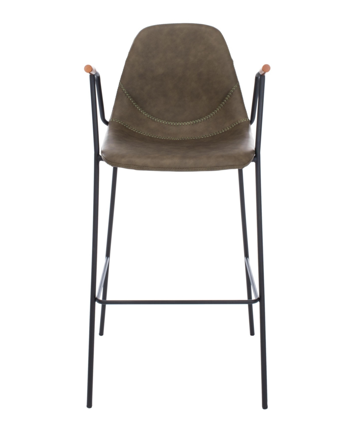 Click here for Safavieh Tanner Mid Century Barstool - Olive / bla... prices