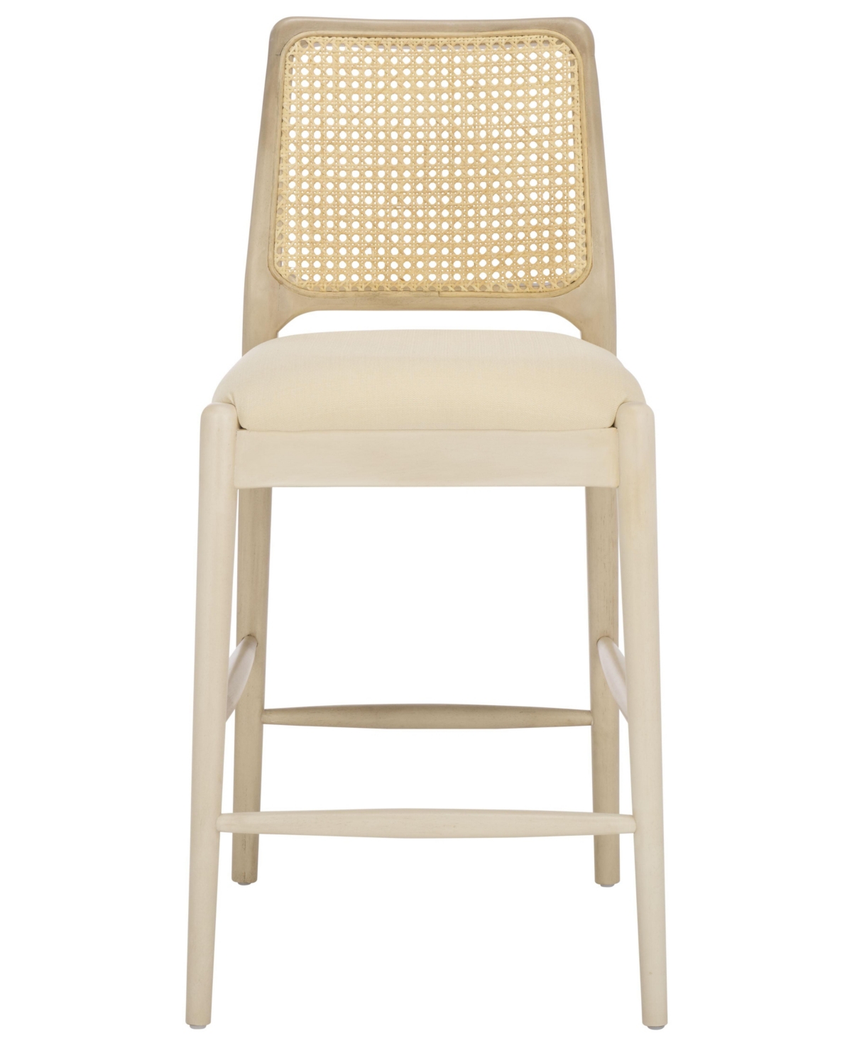 Click here for Safavieh Reinhardt Rattan Counter Stool - White /... prices