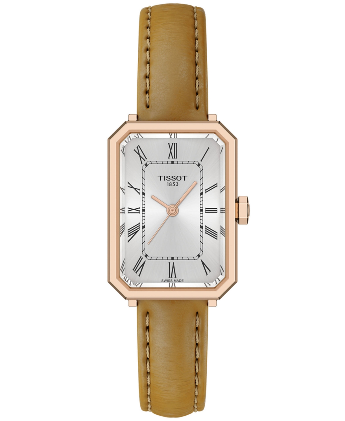 Click here for Tissot Womens Rectangular Silver Stainless Steel W... prices