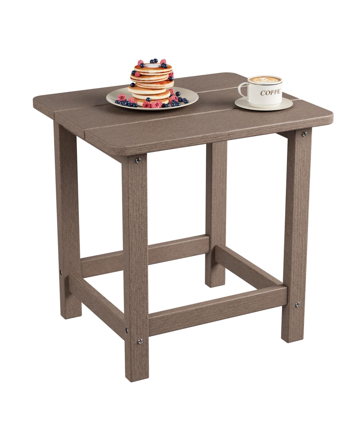 Click here for GarveeLife Square Hdpe Outdoor Side Table - Durabl... prices