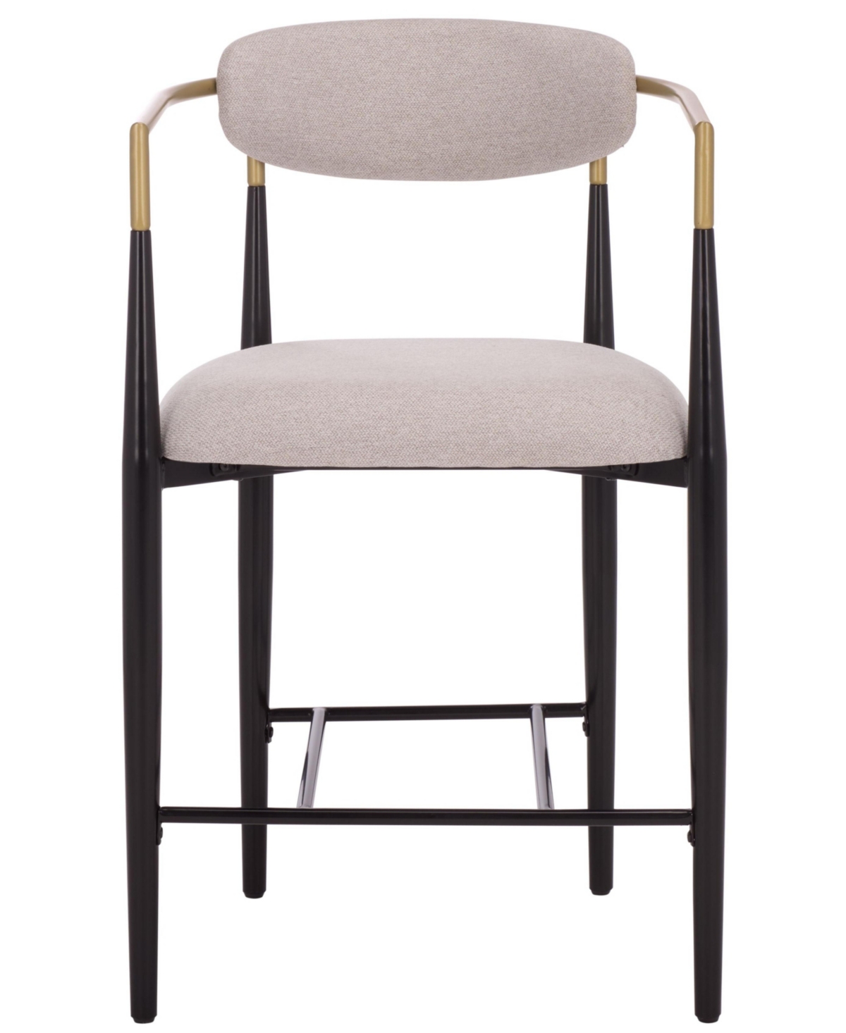 Click here for Safavieh Covelle Arm Counter Stool - Black gold /... prices