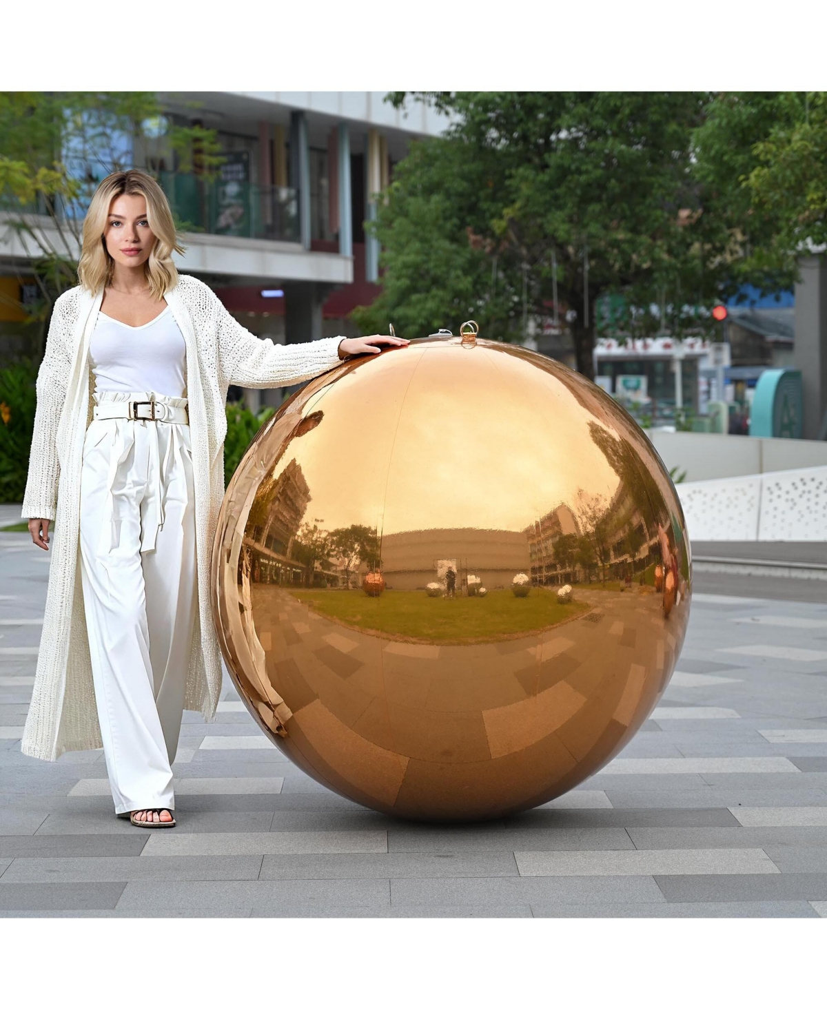 Click here for Yescom 47 inch Big Shiny Inflatable Mirror Ball Gi... prices