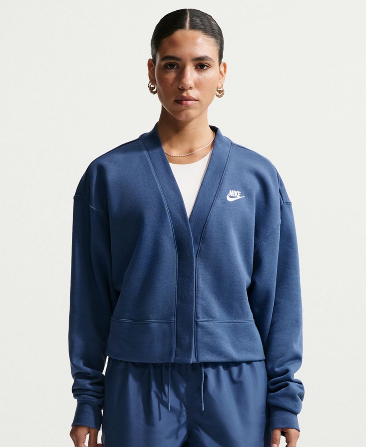 Click here for Nike Sportswear Womens Club Fleece Loose Cardigan... prices