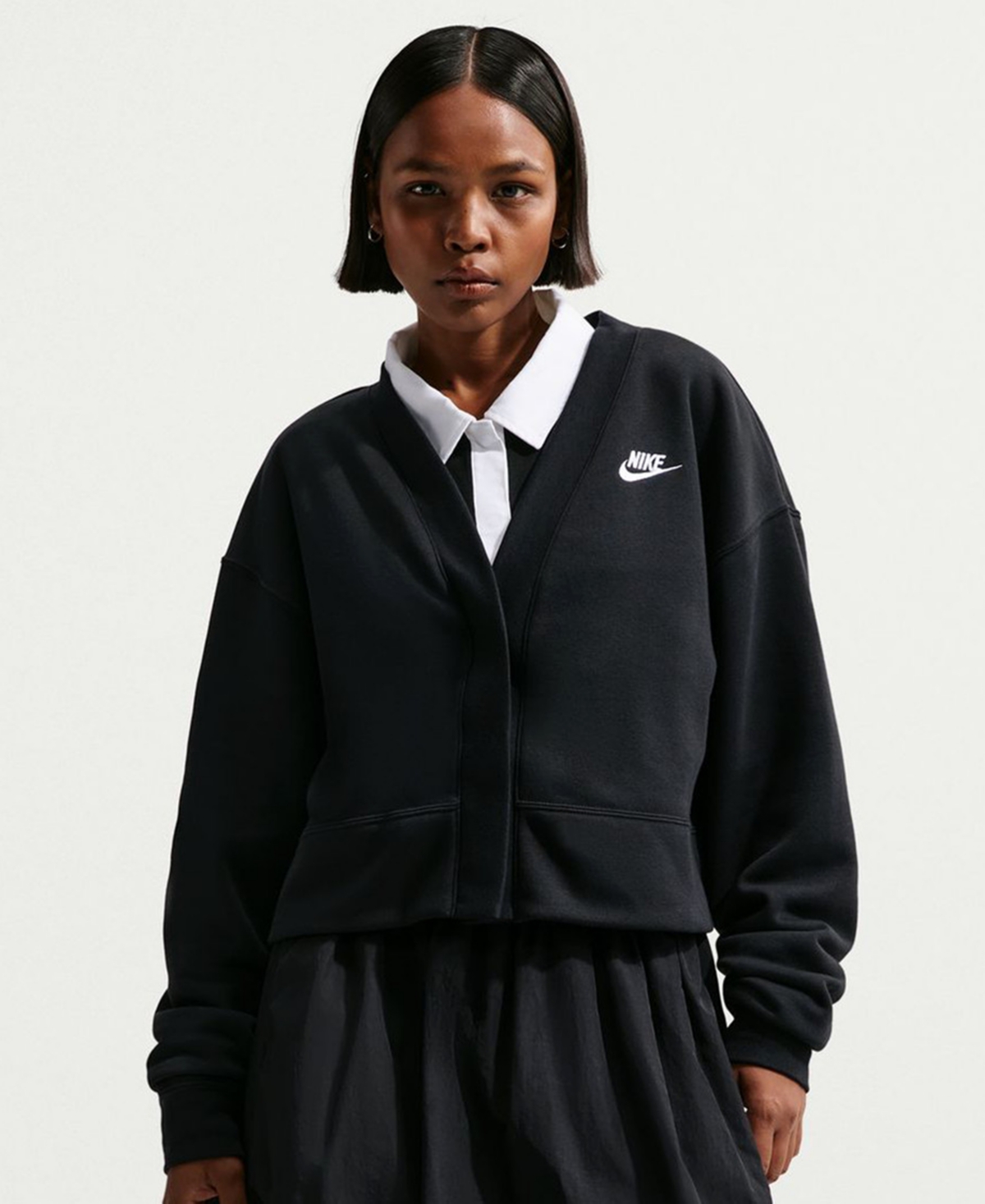 Click here for Nike Sportswear Womens Club Fleece Loose Cardigan... prices