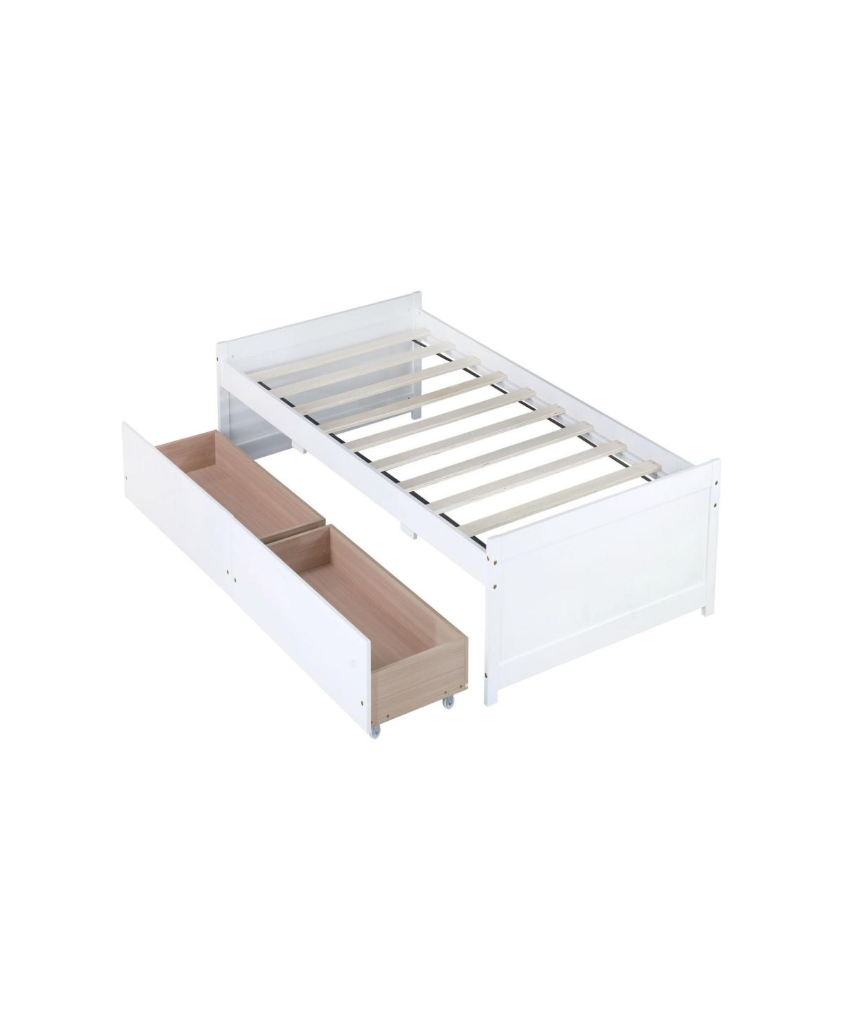 Click here for Clihome Bed with 2 Drawers  Solid Rubber Wood Bed... prices
