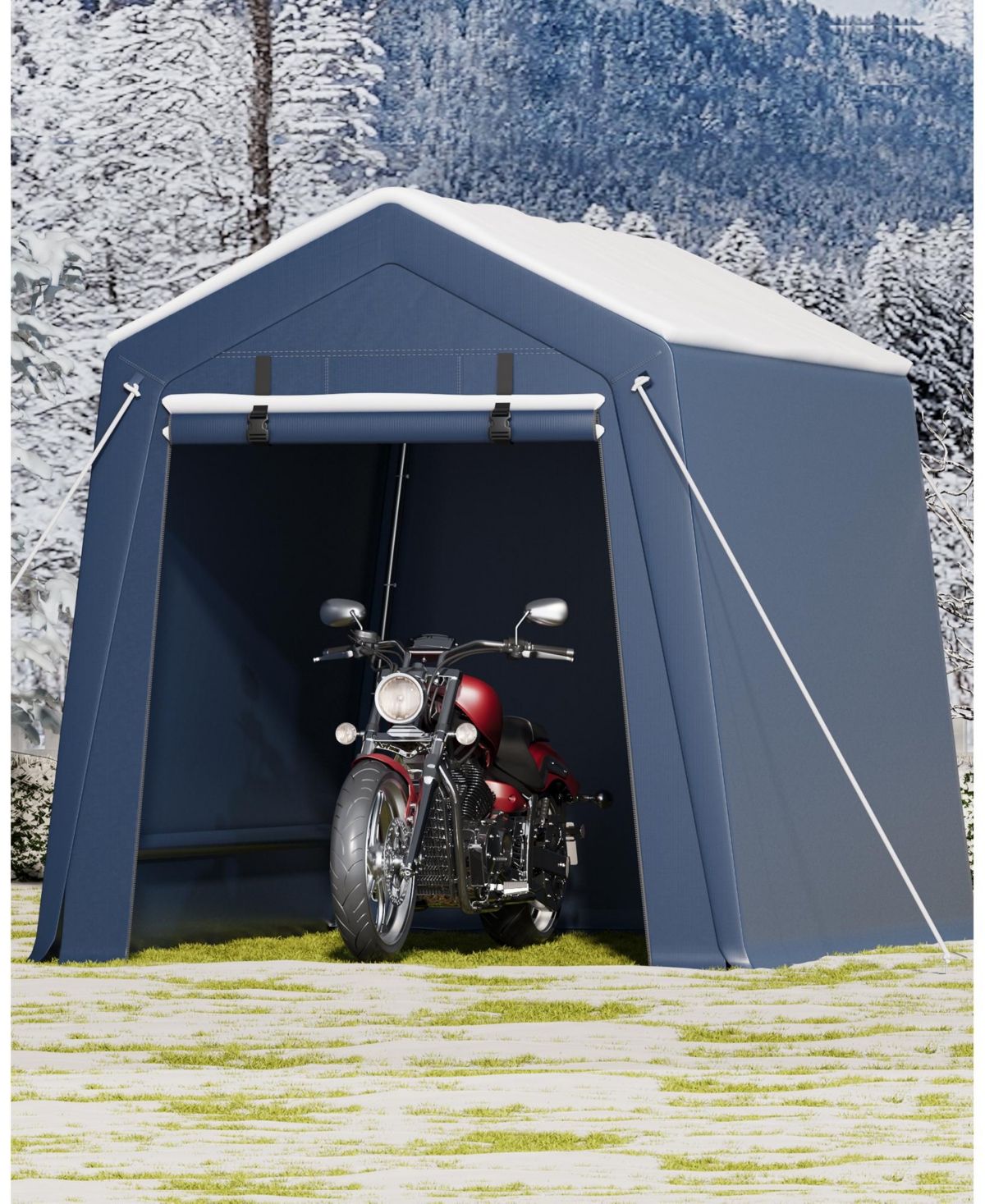 Click here for gaomon Portable Carport Motorcycle Shelter  Heavy... prices