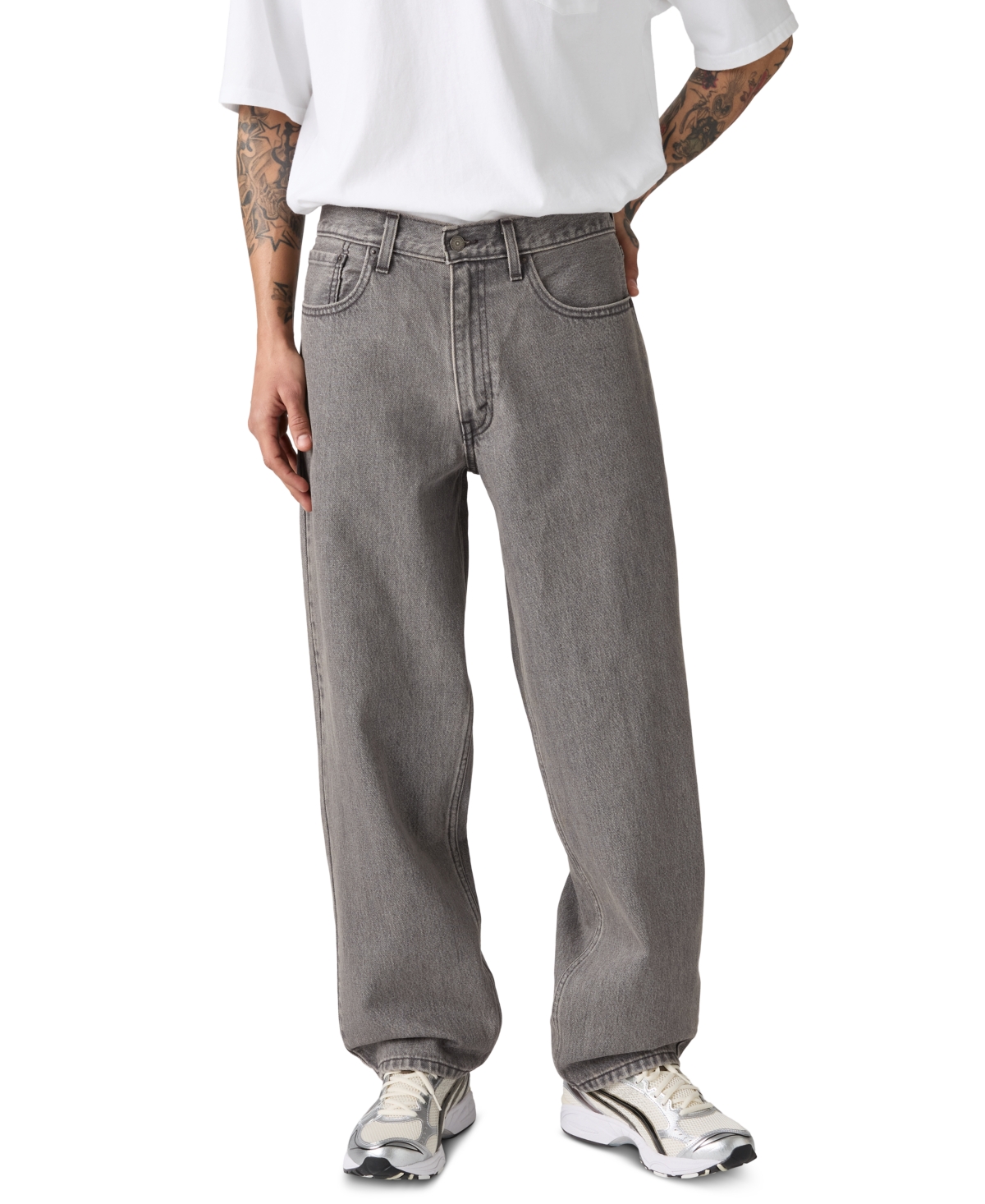 Click here for Levis Mens 578 Baggy Jeans - Last Gray Of Summer prices