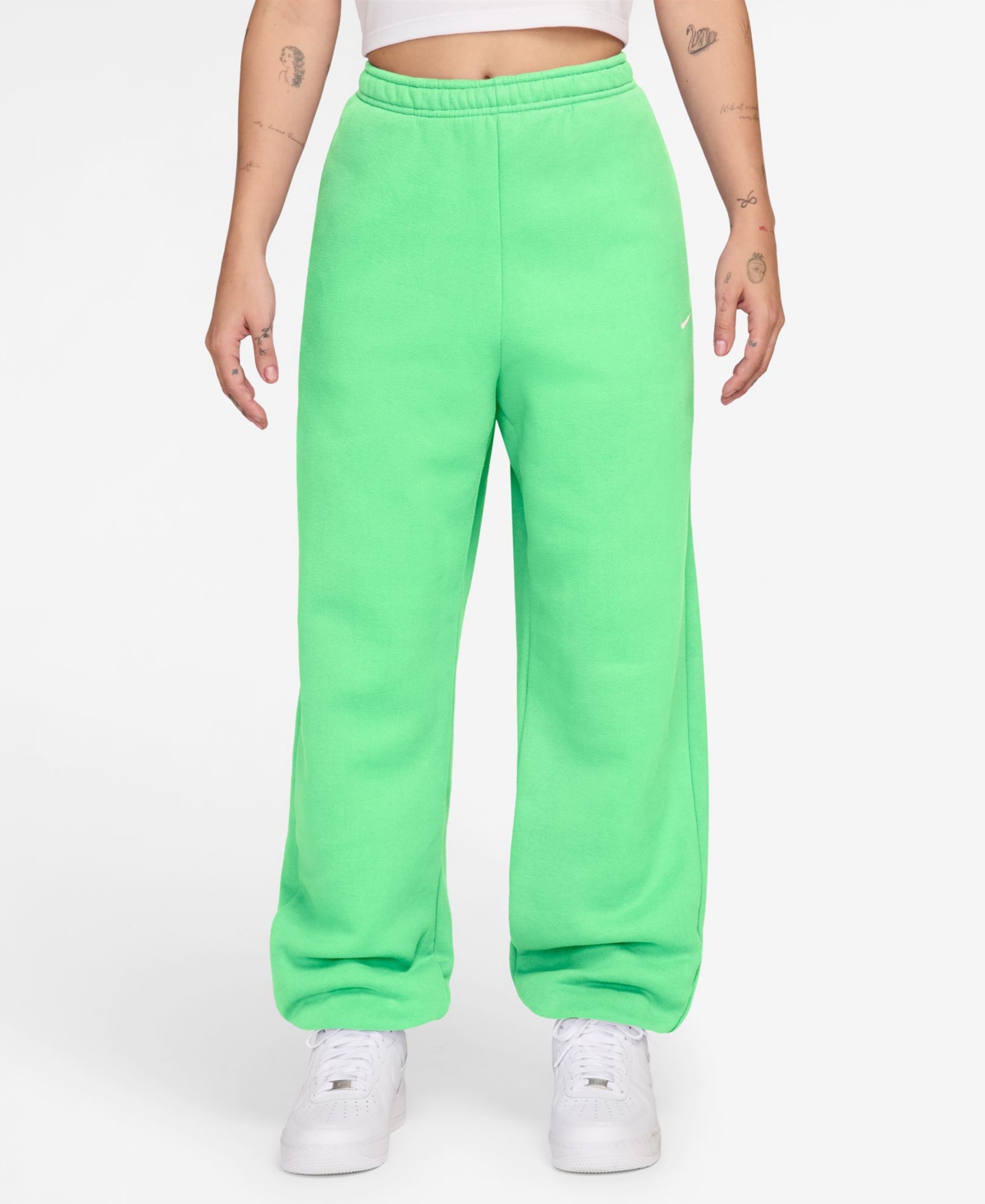Click here for Nike Studio Fleece Womens High-Waisted Pants - Ill... prices