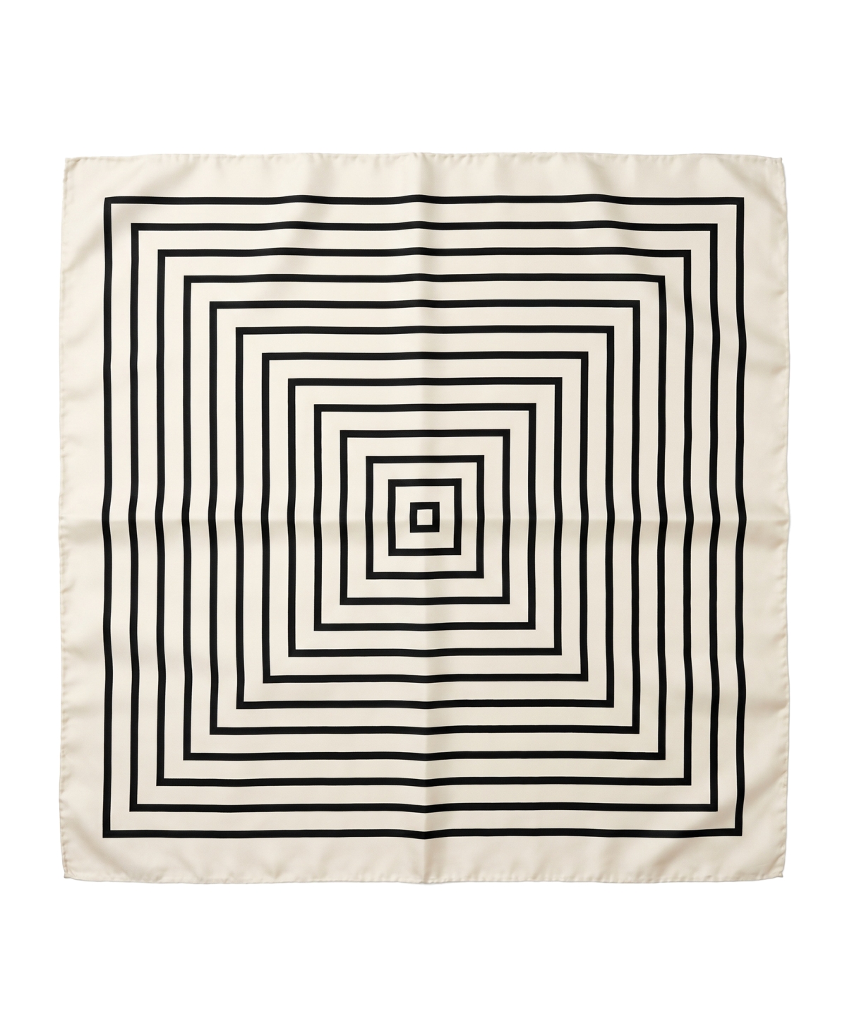 Click here for Marcus Adler Geo Print Satin Square Scarf - Black prices