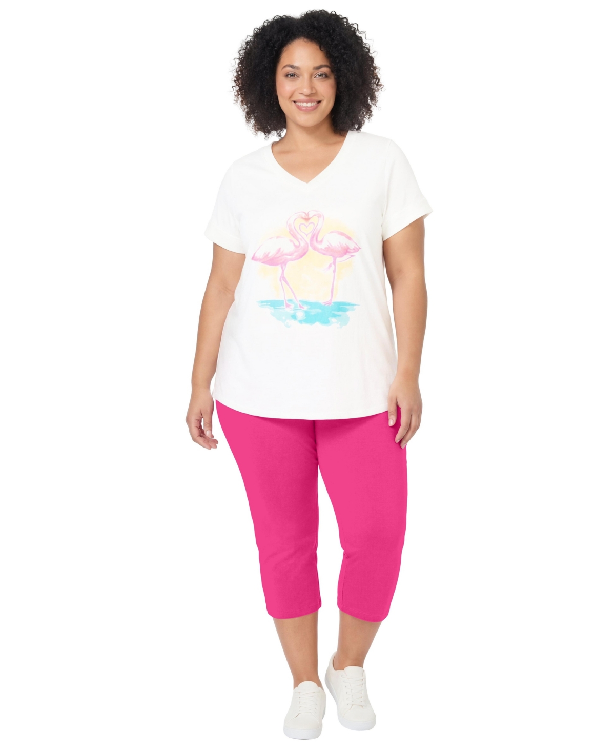 Click here for Woman Within Womens Within Two-Piece V-Neck Tunic... prices