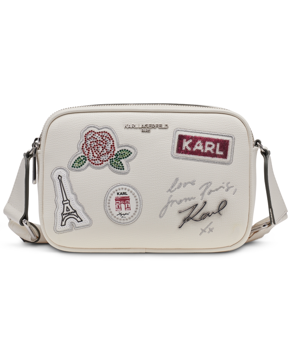 Click here for Karl Lagerfeld Paris Maybelle Zip-Top Small Crossb... prices