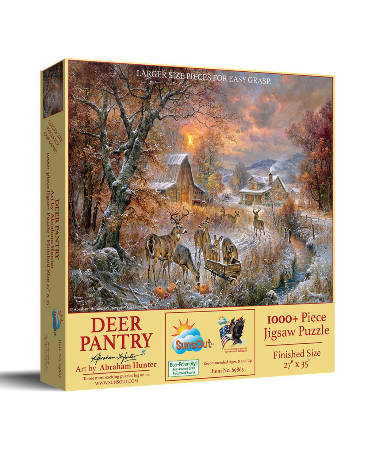 Click here for SunsOut Deer Pantry 1000 piece Jigsaw Puzzle for A... prices