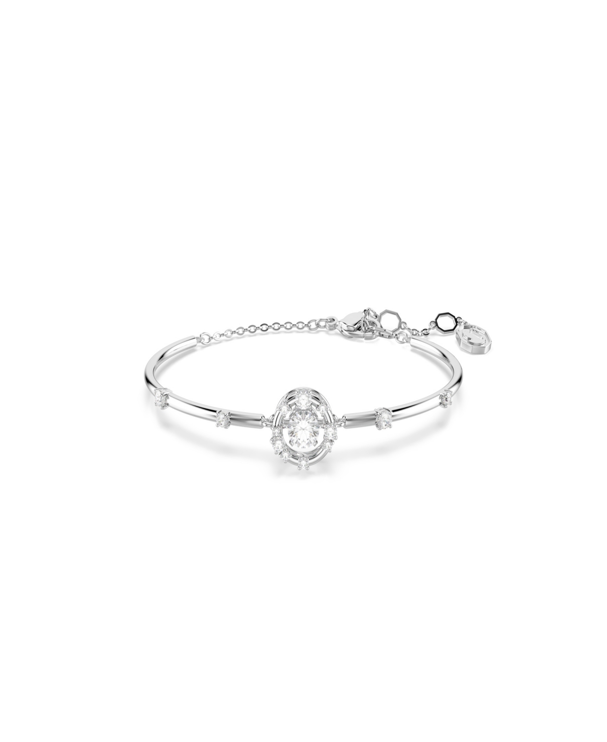 Click here for Swarovski Rhodium-Plated Stars Inspired Link Brace... prices