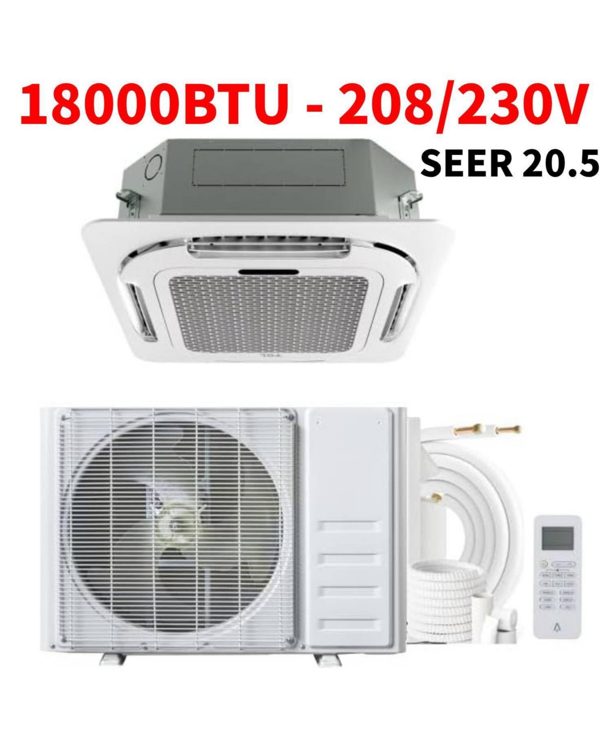Click here for Xo 18 000 Btu Ceiling Mini Split Air Conditioner w... prices