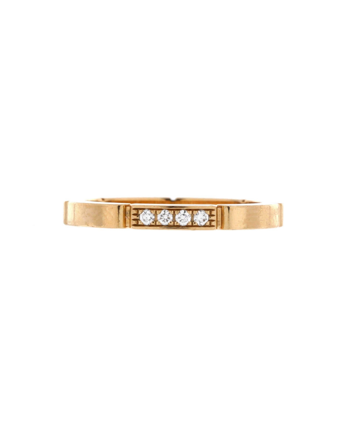 Click here for Pre-Owned Cartier Maillon Panthere Band Ring - 18k... prices