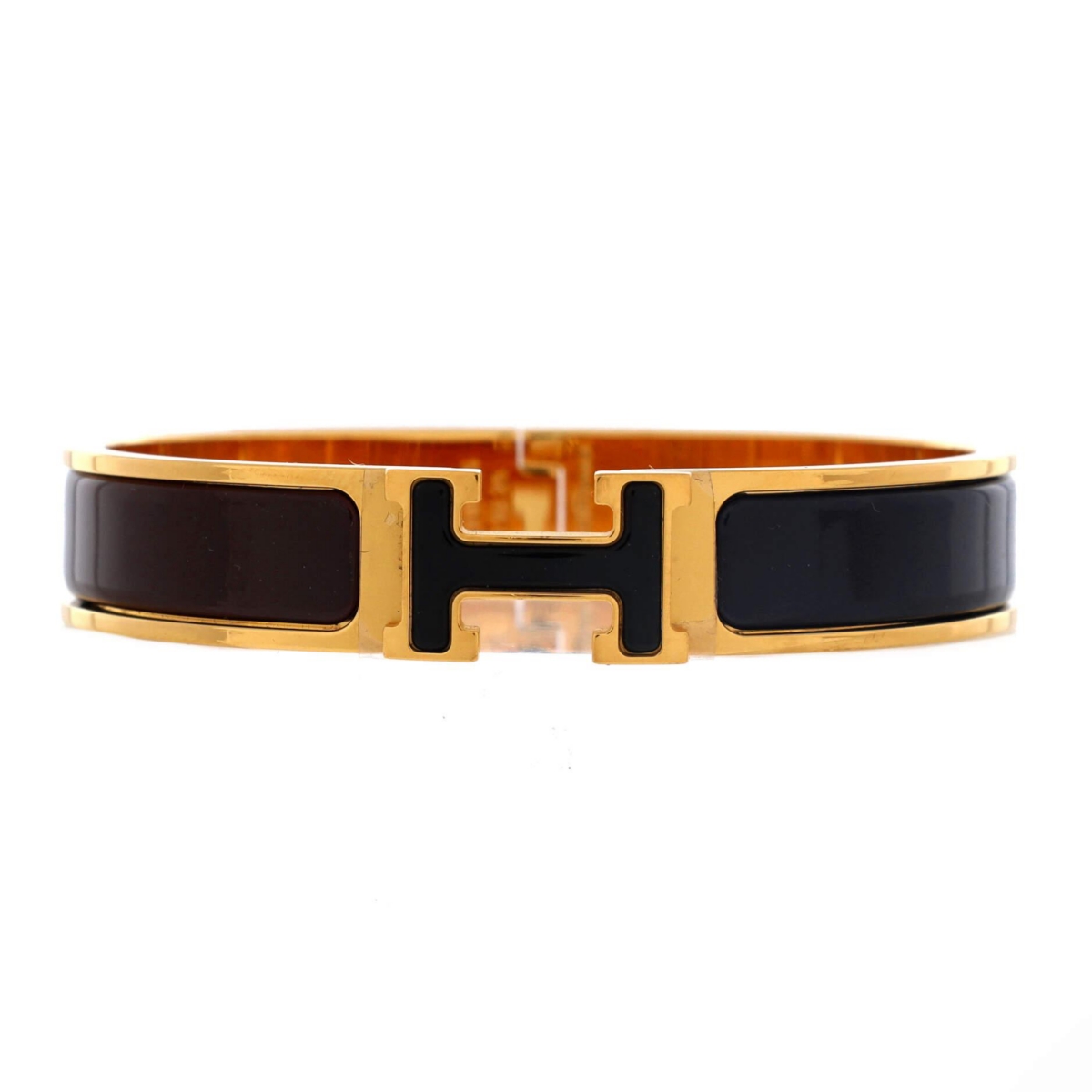 Click here for Pre-Owned HERMES Clic H Bracelet - Enamel prices